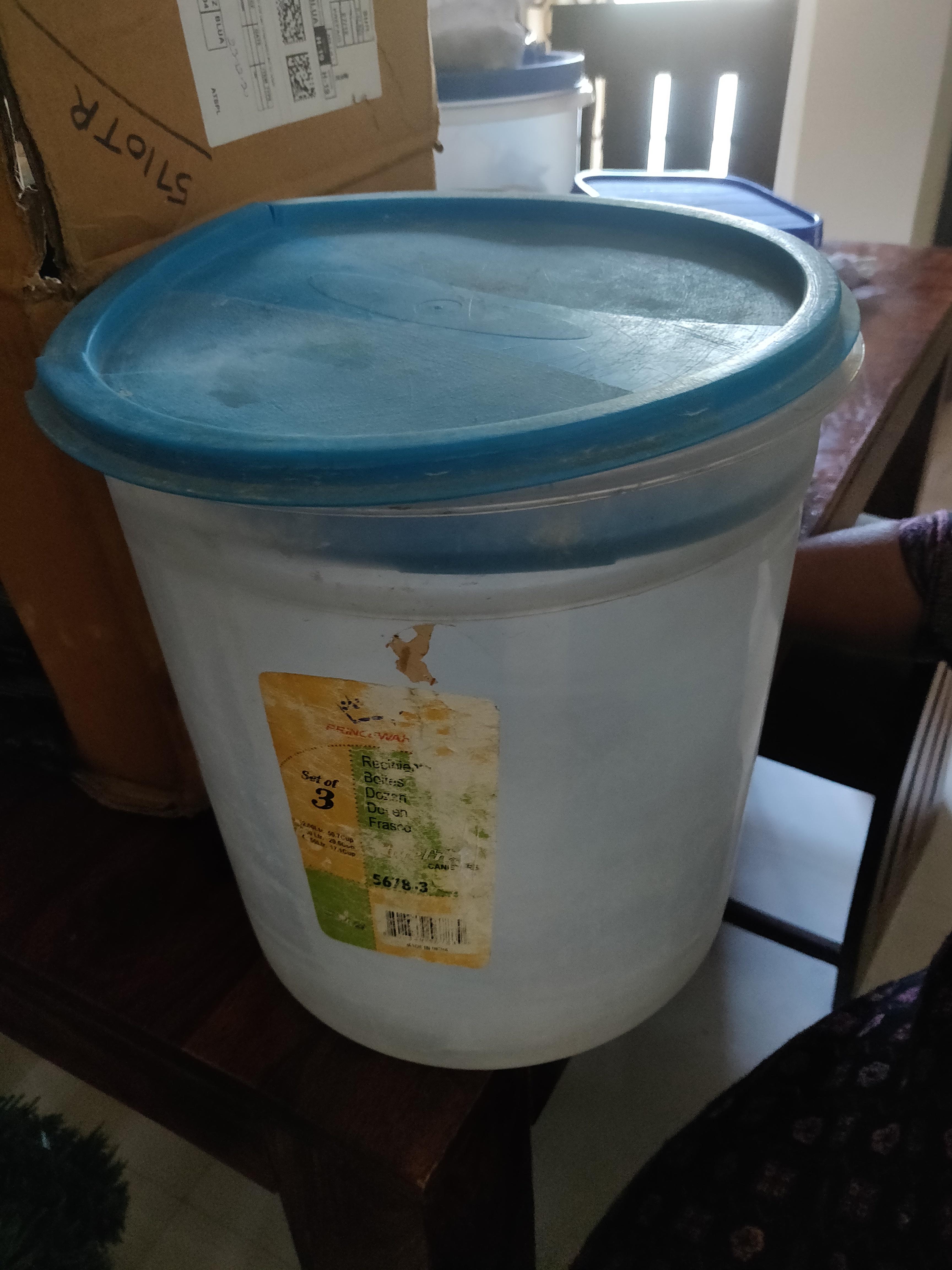 Buy MILTON Storex Plastic Container - 5 L, 7 L, 10 L, 3 Pieces, Blue ...