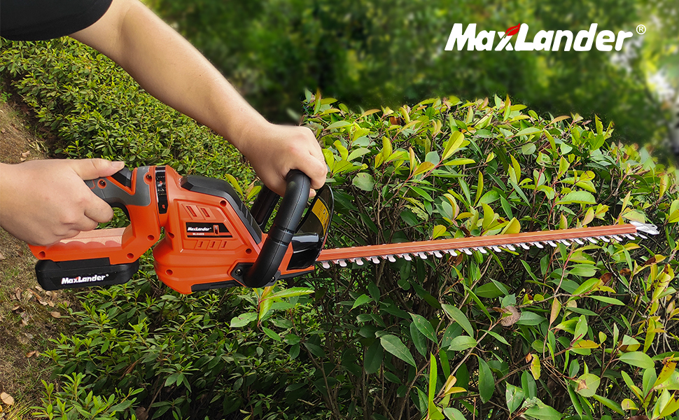 Watch MAXLANDER Cordless Hedge Trimmer with 22in Dual-Action Blade on ...