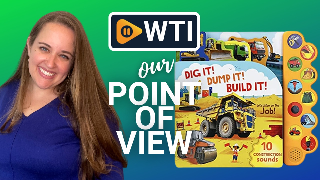 Watch Our Point of View on Dig It! Dump It! Build It! Book on Amazon Live