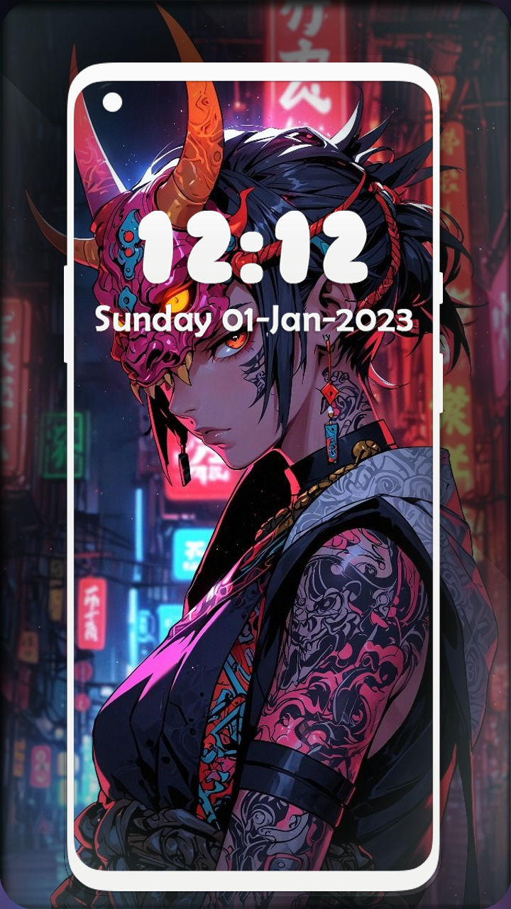ONI Mask Wallpapers 4K: Japanese HD Backgrounds & Lock Screen for ...