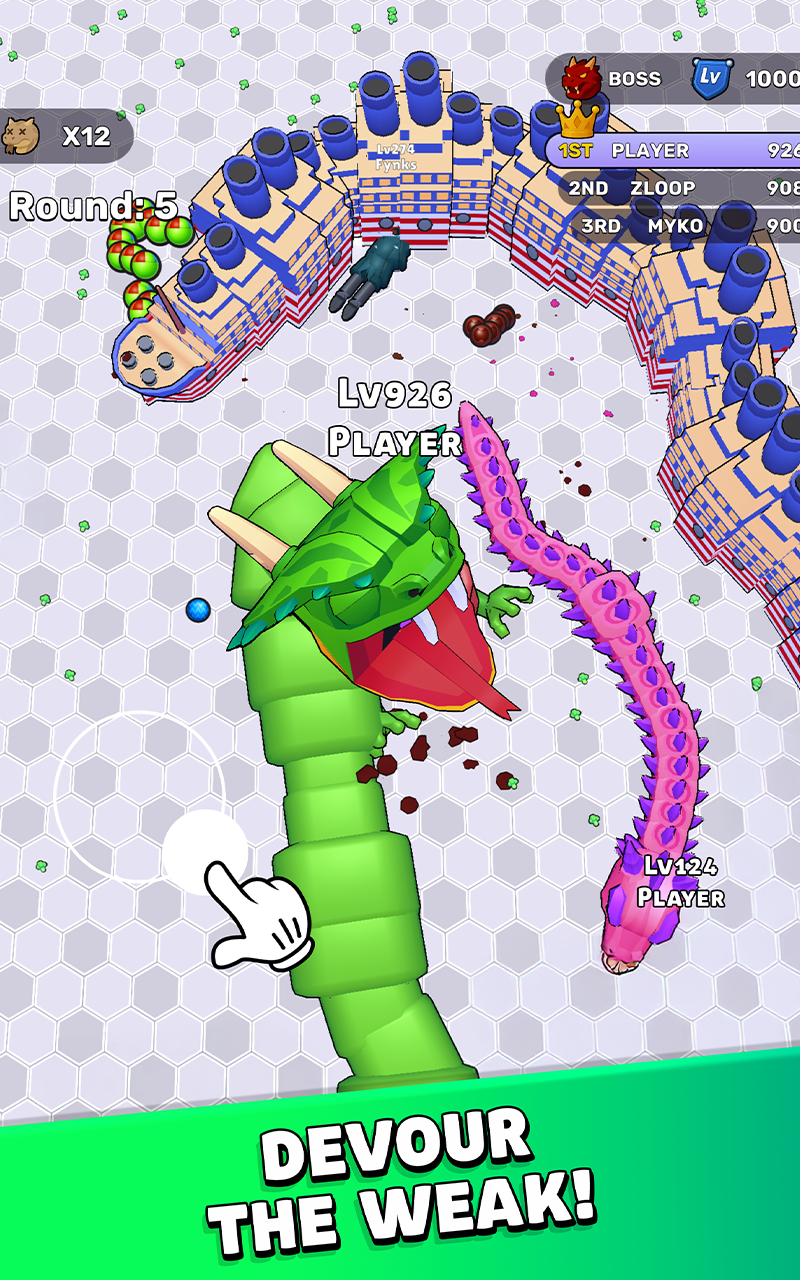 Snake Rush: Clash Battle 3D – Slither Simulator Game, Hungry Eater ...