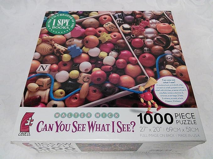 Amazon.com: CAN YOU SEE WHAT I SEE? 1000 Pieces Puzzle : Toys & Games