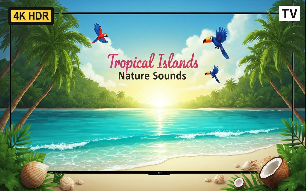 Tropical Islands (Full HD) – Rainforest Birds | Relaxation Ambient ...
