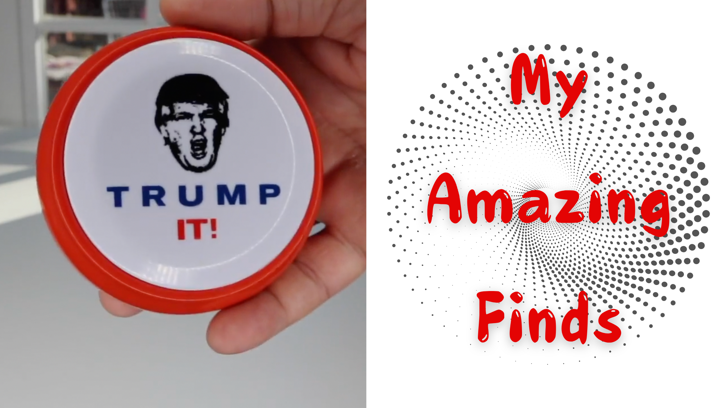 Watch HEAR HIM SPEAK - Trump It - Donald Trump Sound Button on Amazon Live