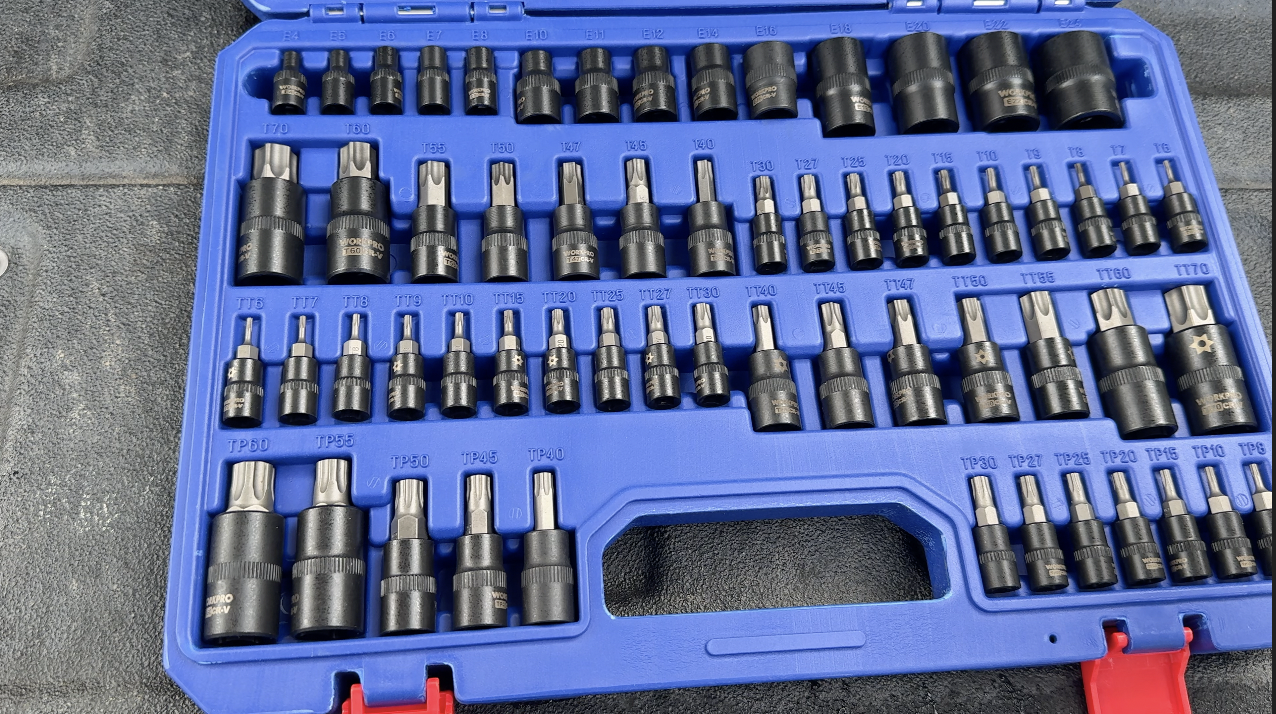 Watch WORKPRO 60-piece Master Torx Bit Socket Set Review! on Amazon Live
