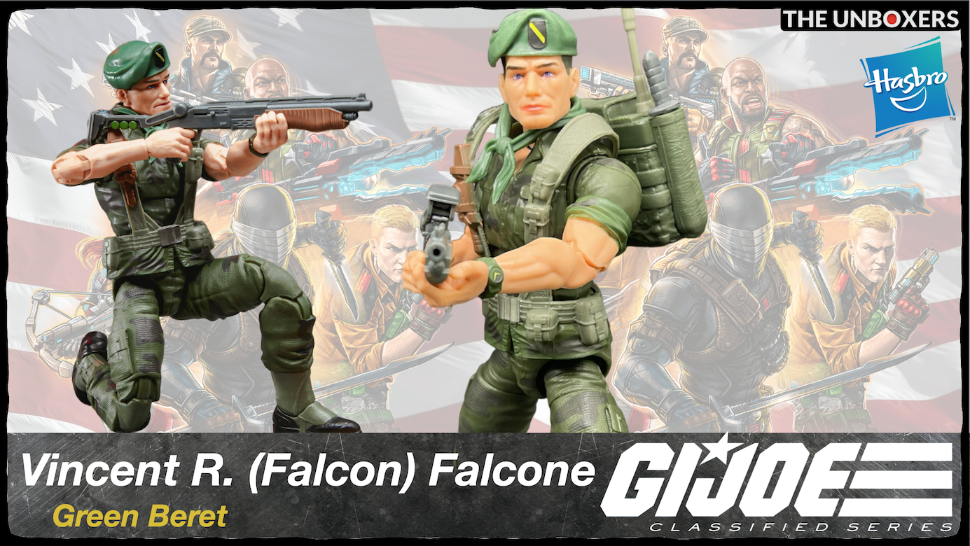 Watch G.I. Joe Falcon Hasbro Classified Series Action Figure on Amazon Live