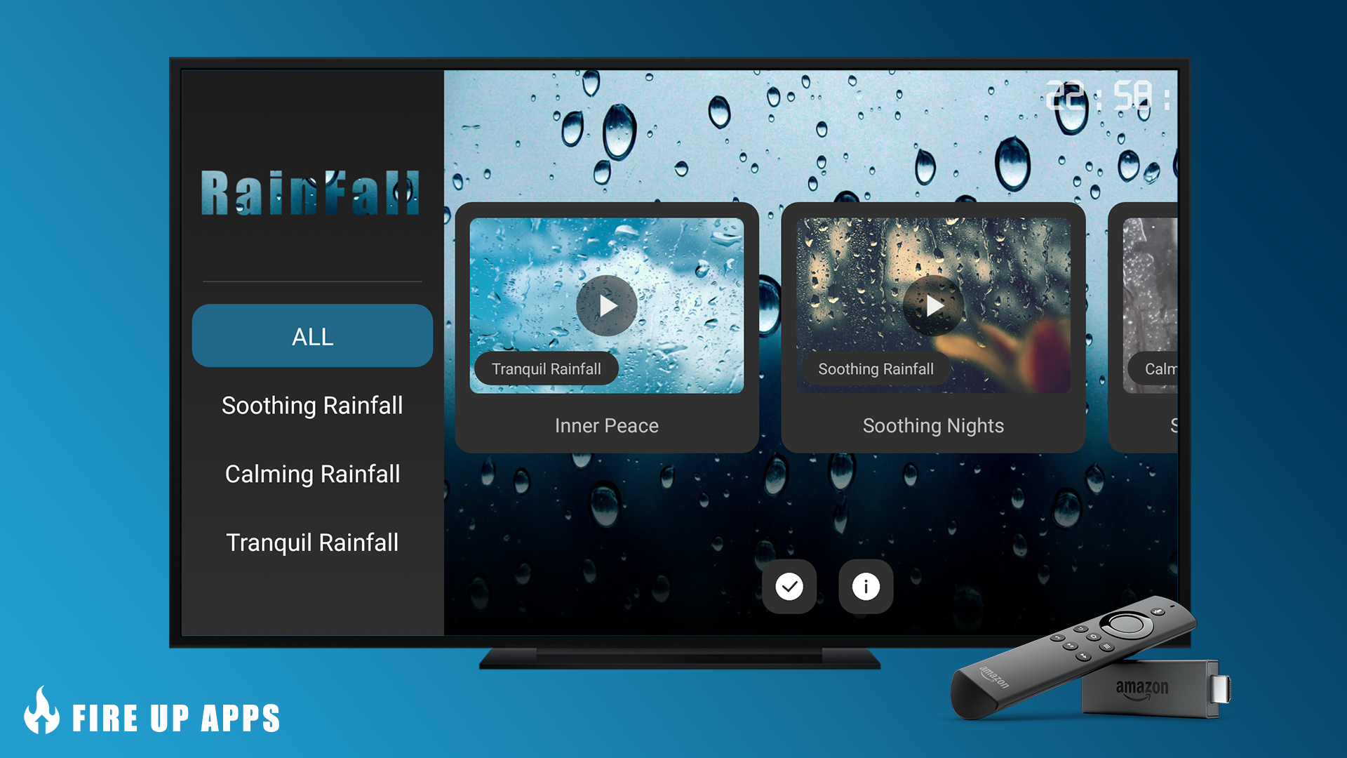 Zen Rainfall Rain Sounds for Stress Relief and Reduce Stress HD 4K ...