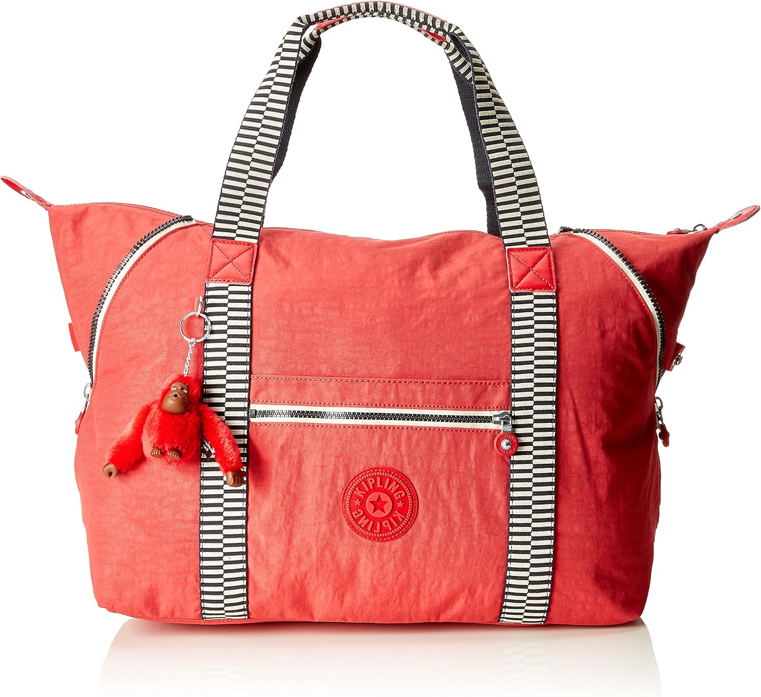Amazon.com | Kipling Art M, Medium Travel Tote, 58 cm, 26 liters, Red ...