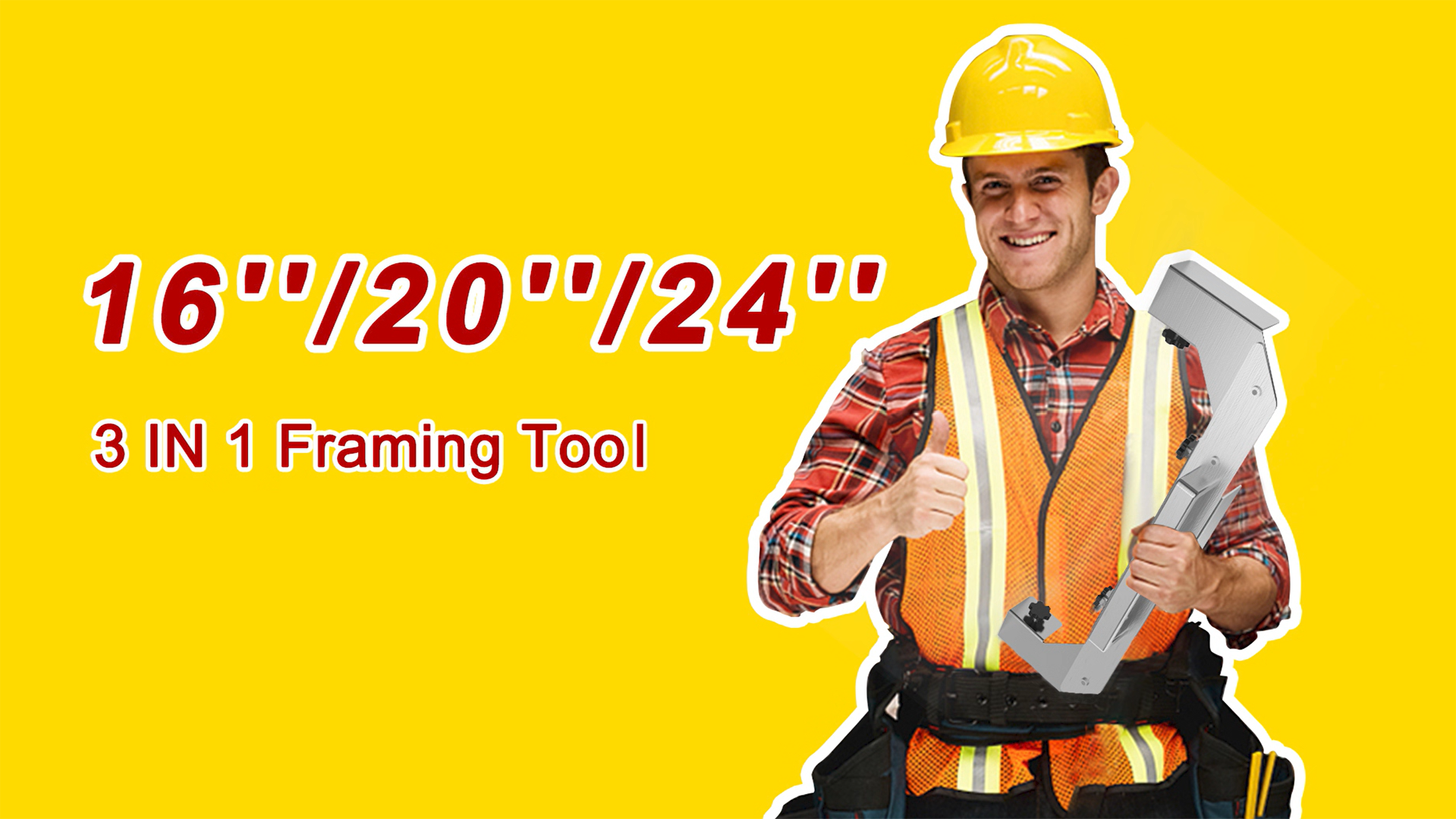 Diy 24-in-1 Tool WISHRUN 13 In 1 ,12-24 Inch Size-Adjustable Framing ...