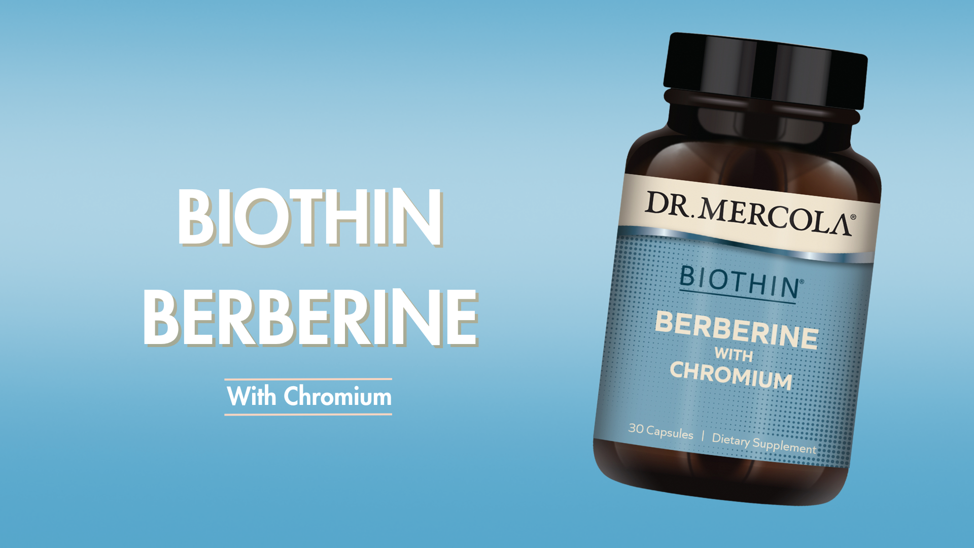 Watch Dr. Mercola - Biothin Berberine with Chromium on Amazon Live