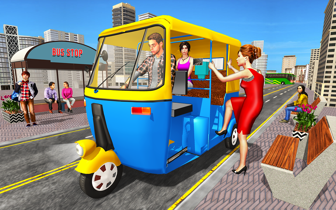 Tuk Tuk Auto Rickshaw, Tuk Tuk Rickshaw Driving Games,Tuk Tuk Rickshaw ...