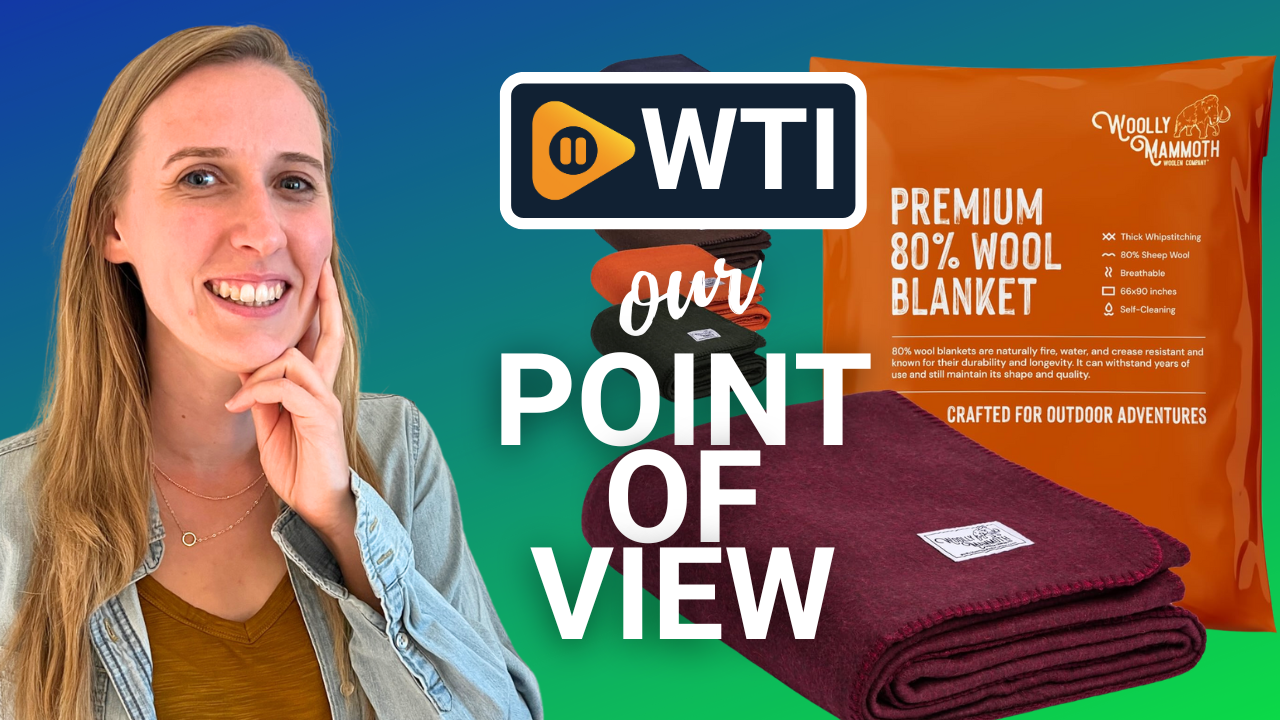 Watch Our Point of View on Woolly Mammoth Red Merino Wool Blankets on ...