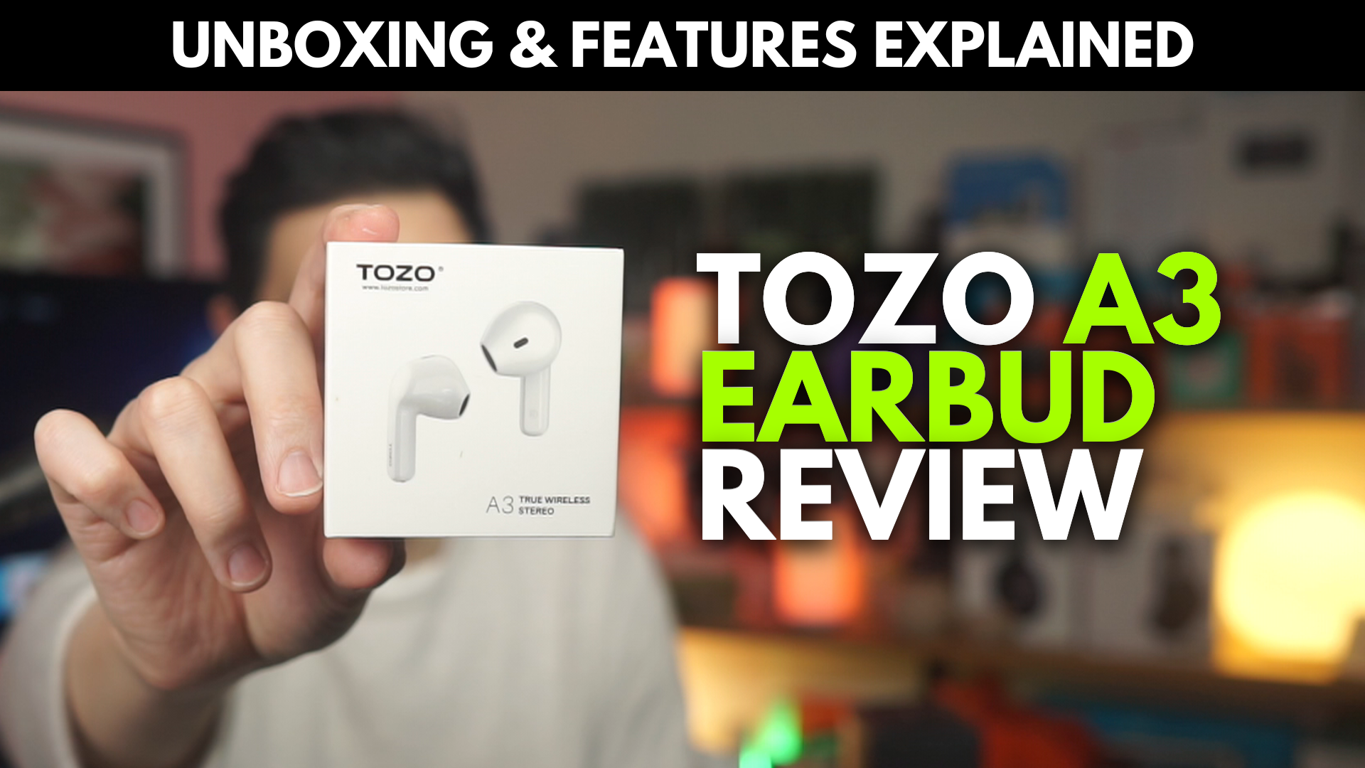 Watch TOZO A3 Earbuds - Unboxing & Review on Amazon Live