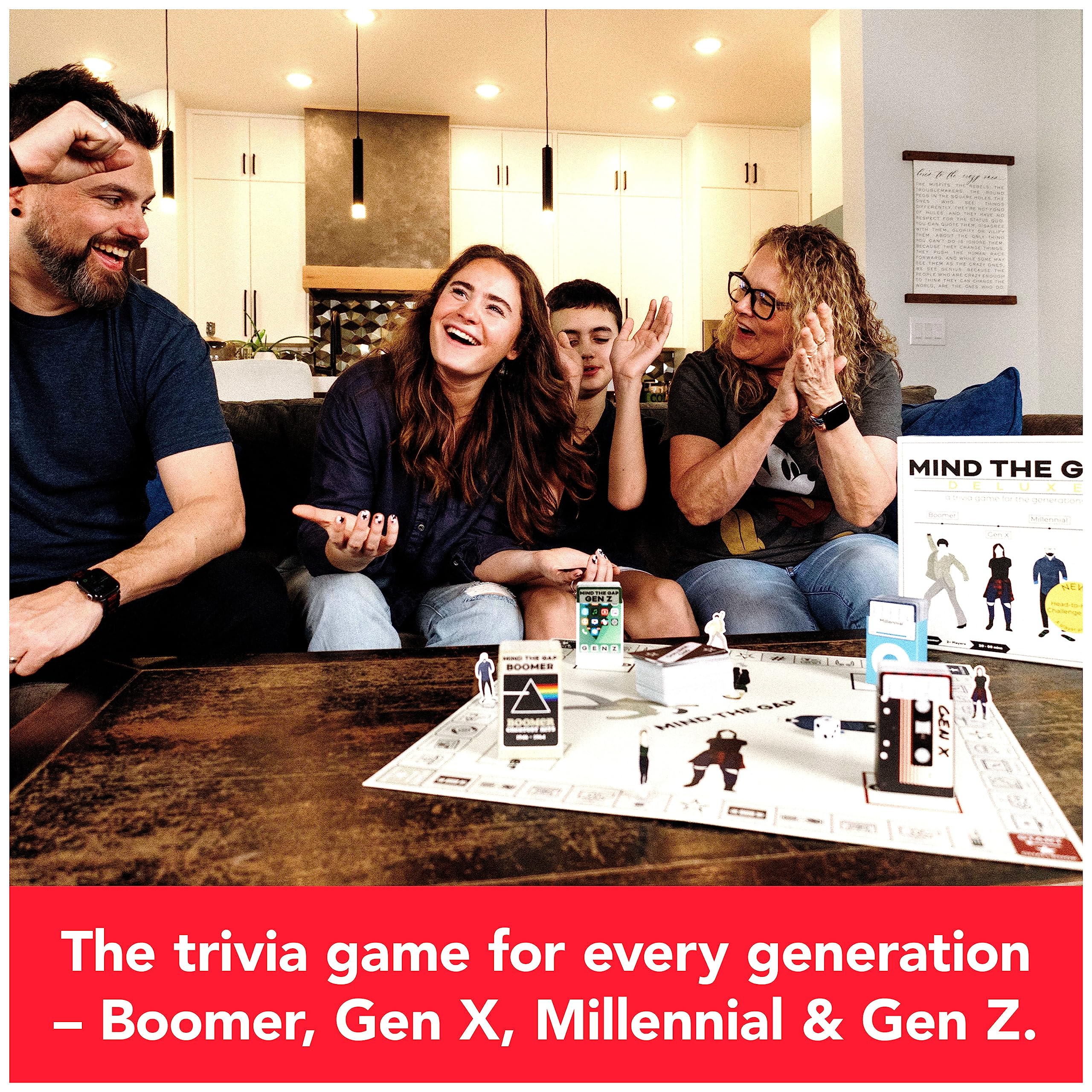 Snapklik.com : Solid Roots Mind The Gap Deluxe - A Trivia Board Game For The Generations Gen Z ...