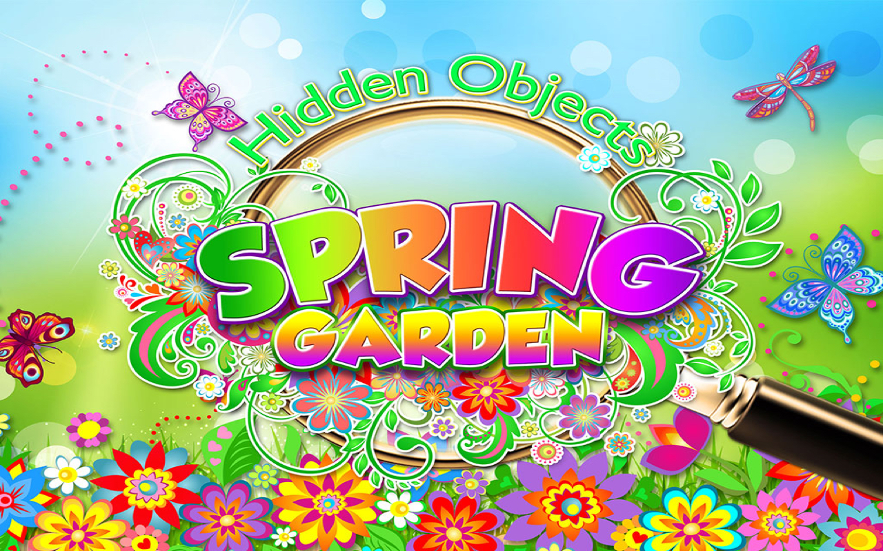 Hidden Object Spring Garden – Seek and Find Objects Puzzle Photo and ...