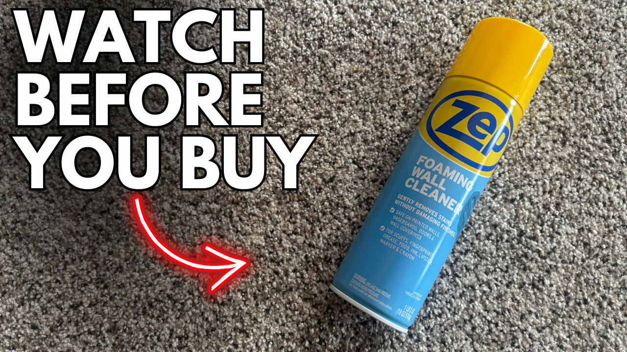 Watch Honest Review- Zep Foaming Wall Cleaner on Amazon Live