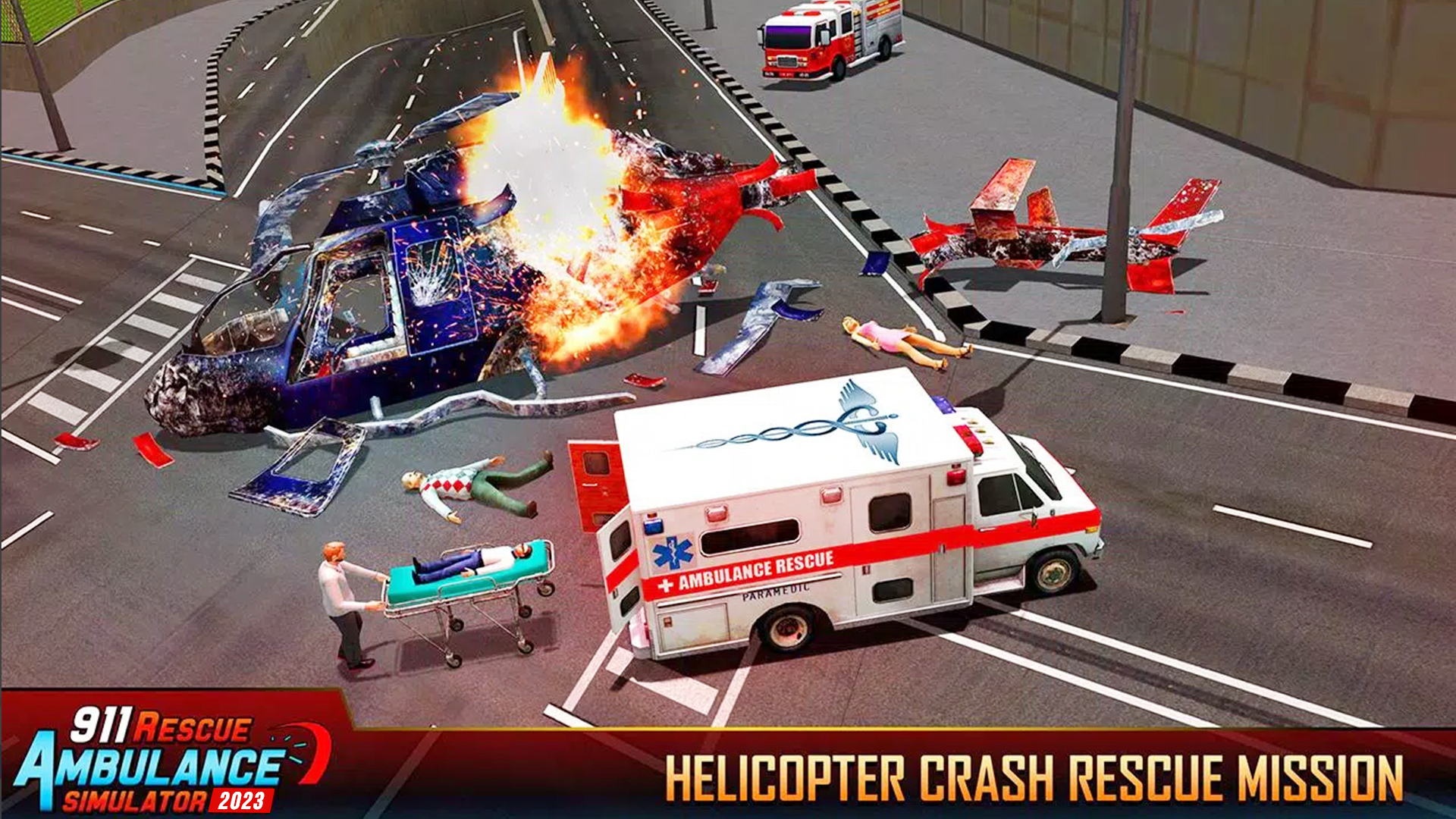 City Ambulance Games: 911 Emergency Rescue Simulator - Ambulance Driver ...