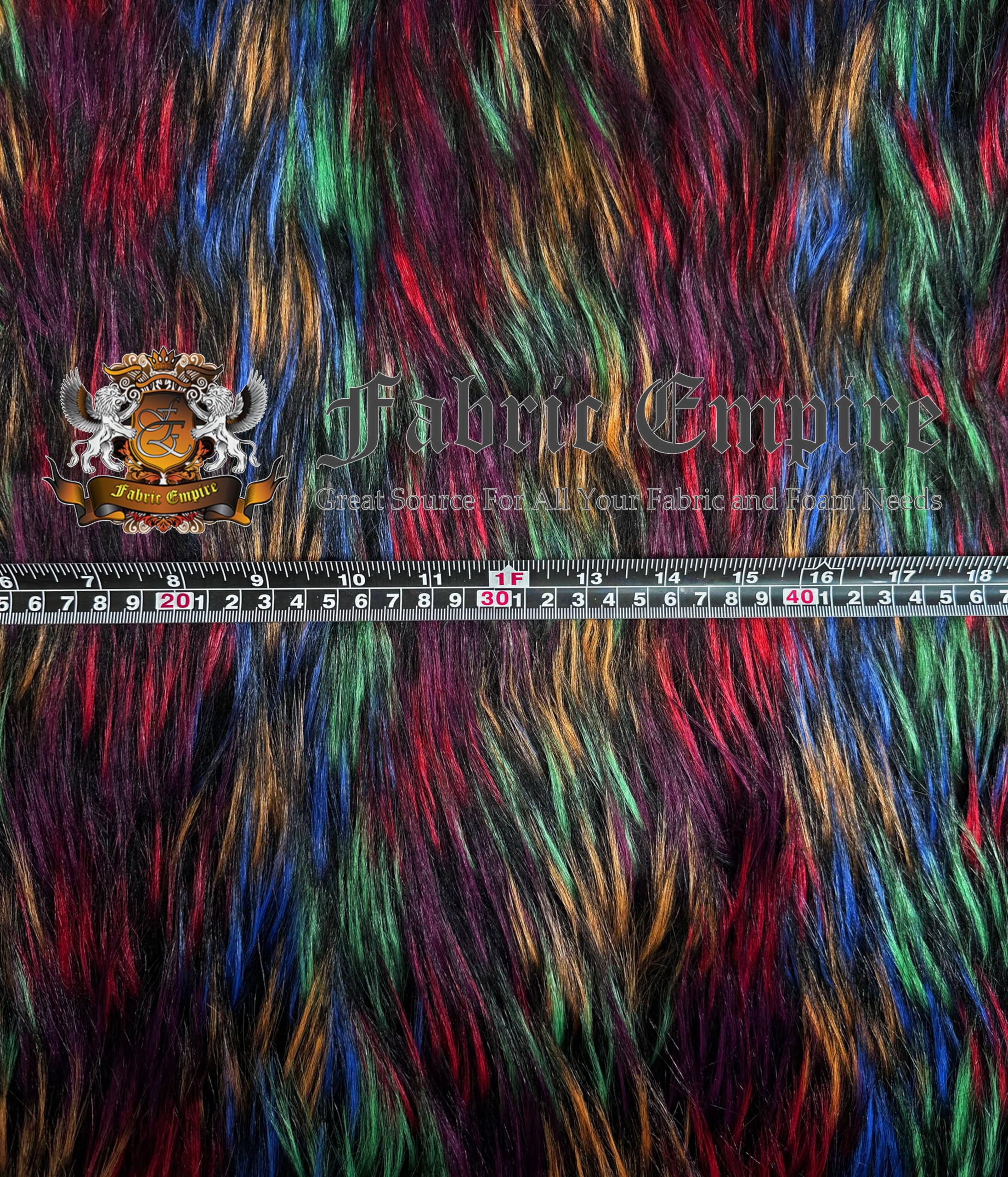 Amazon.com: Faux Fur Shaggy 3" Long Pile Fur Fabric 58" Wide Sold by ...