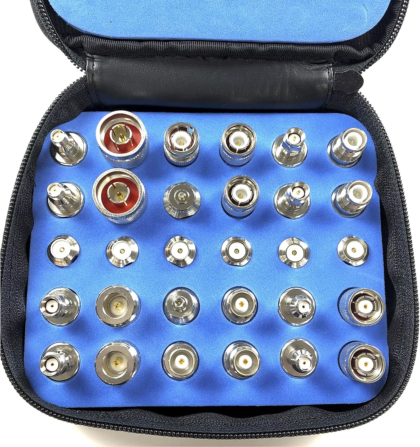 Amazon.com: ConnectoRF 30pcs RF Coaxial Connector WiFi Universal Adapter Kit with MMCX SMA N BNC ...