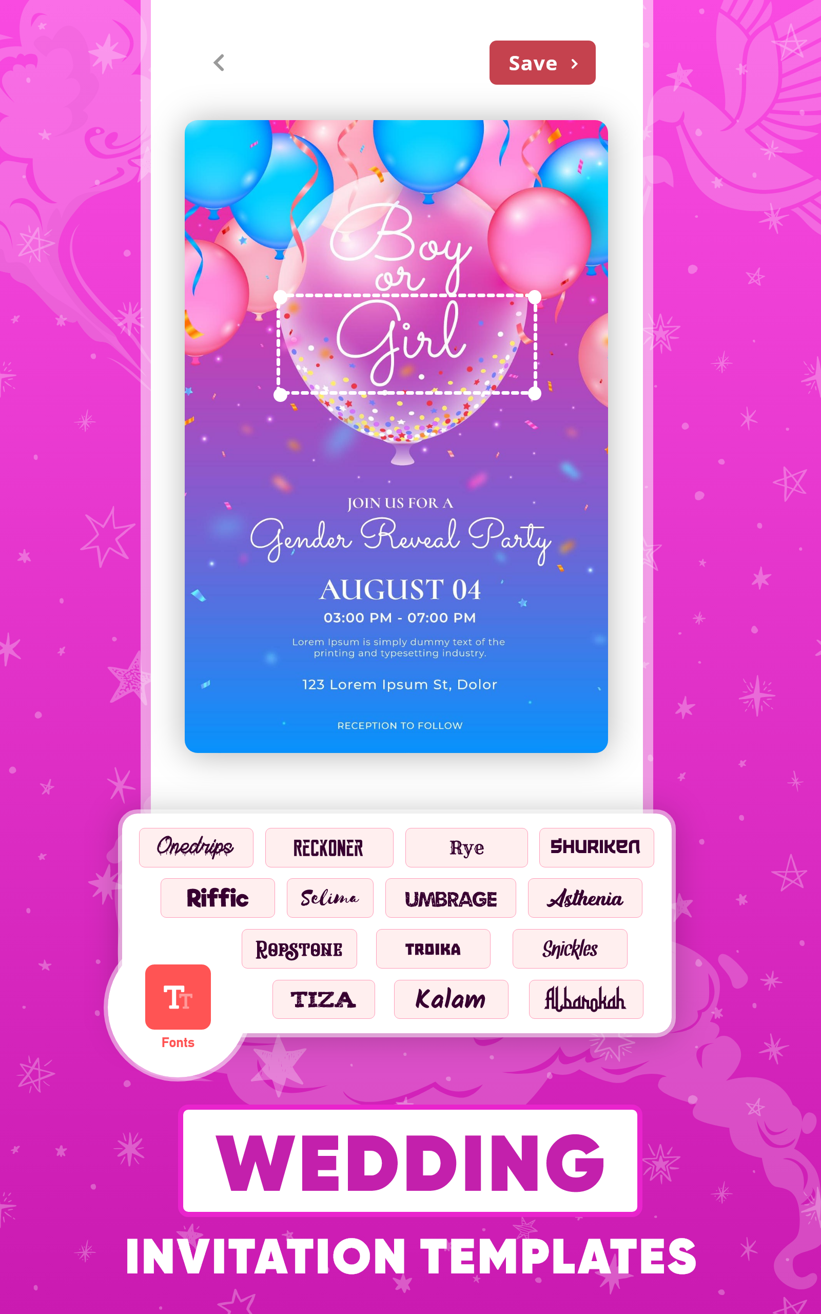 Invitation Maker - Card Maker - App on Amazon Appstore