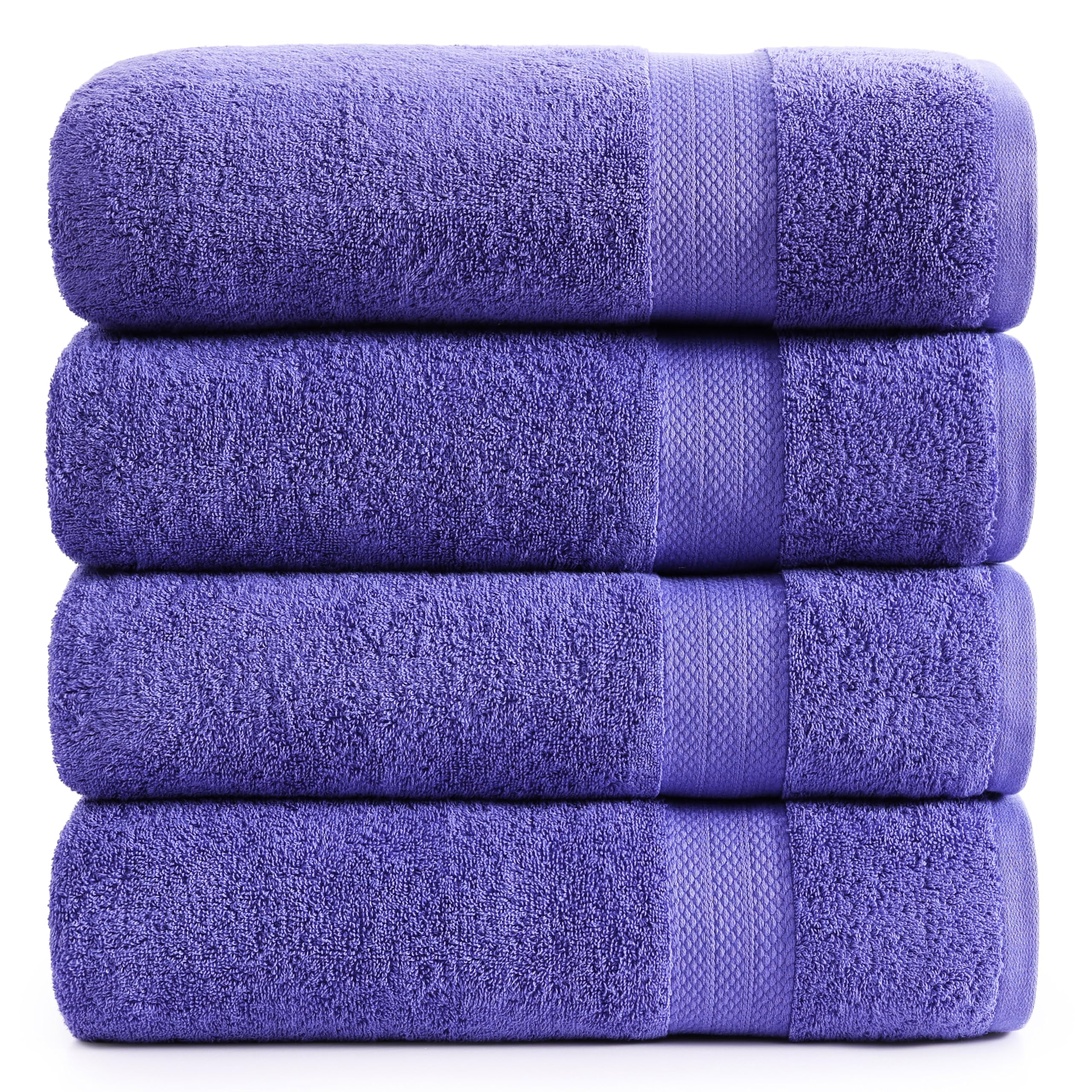 Amazon.com: LANE LINEN Bath Towels for Bathroom - 4 Pack Bathroom ...