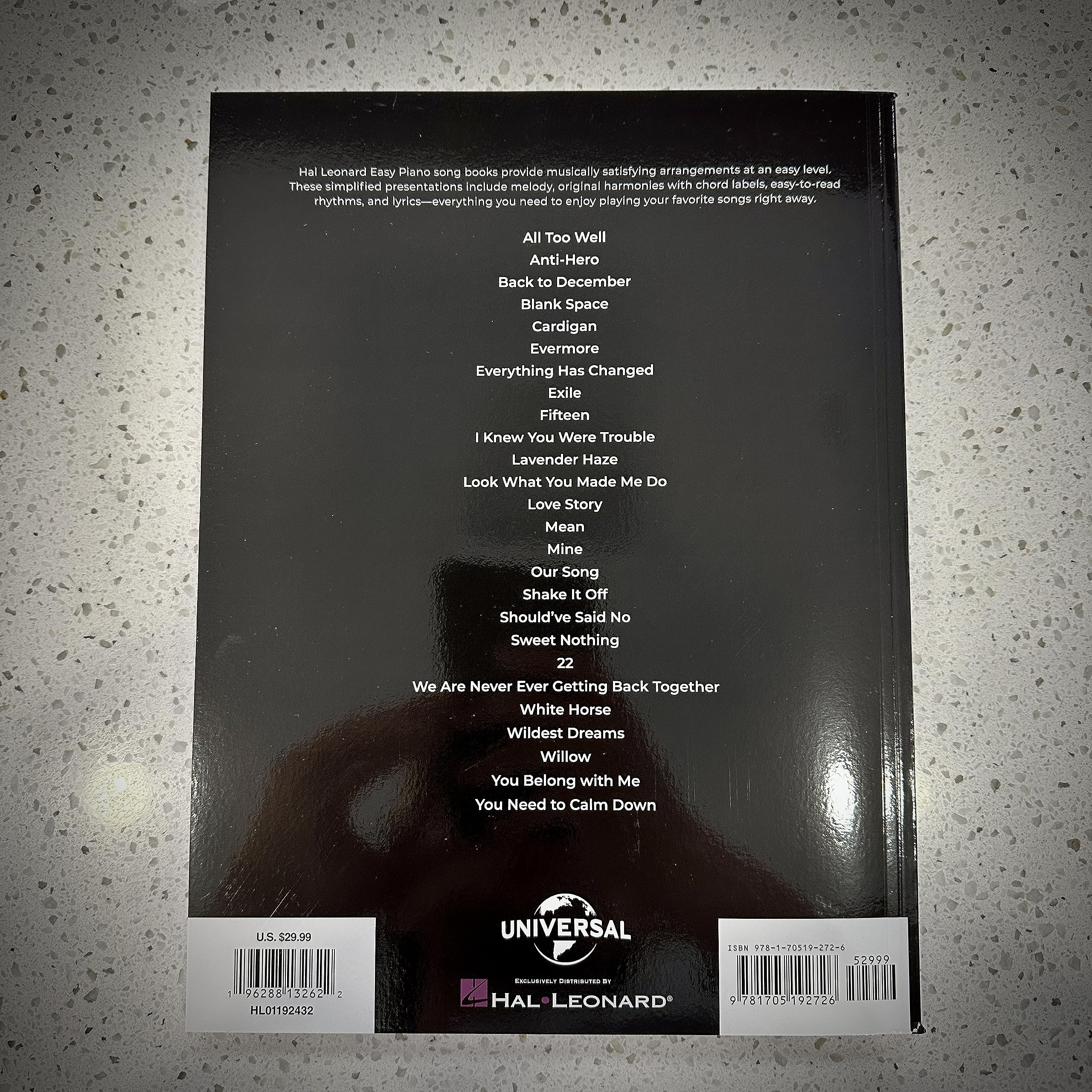 Snapklik.com : Taylor Swift Easy Piano Anthology - 2nd Edition: Easy ...