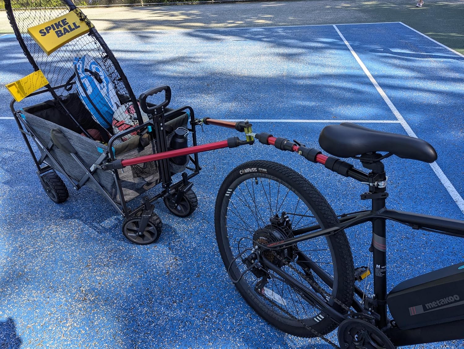 Bicycle Cargo Trailer Turns Utility Wagon Cart Into A Bike Trailer