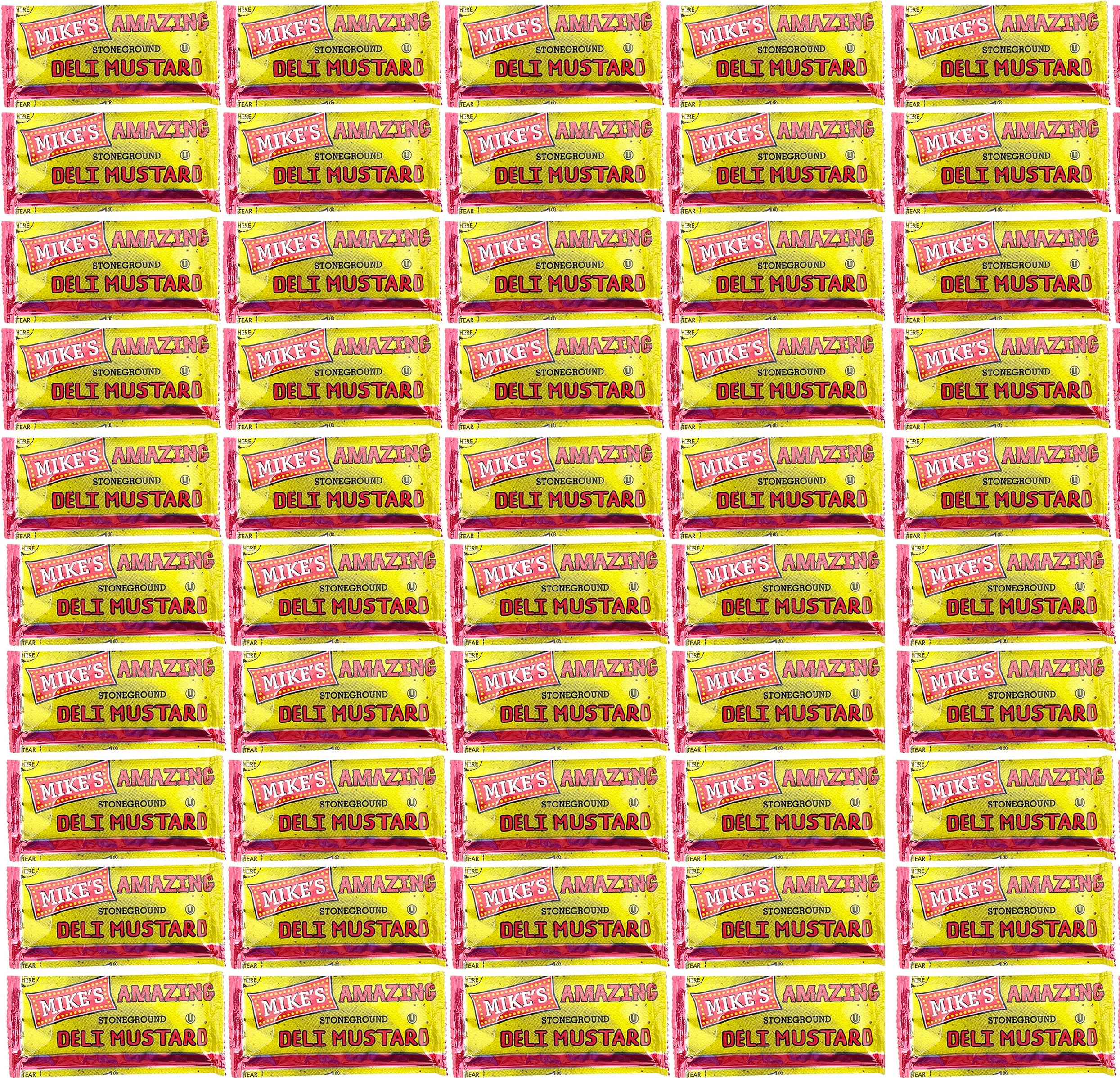 Amazon.com: Crait Mike's Amazing Deli Mustard Packets 50 Pack Mustard ...