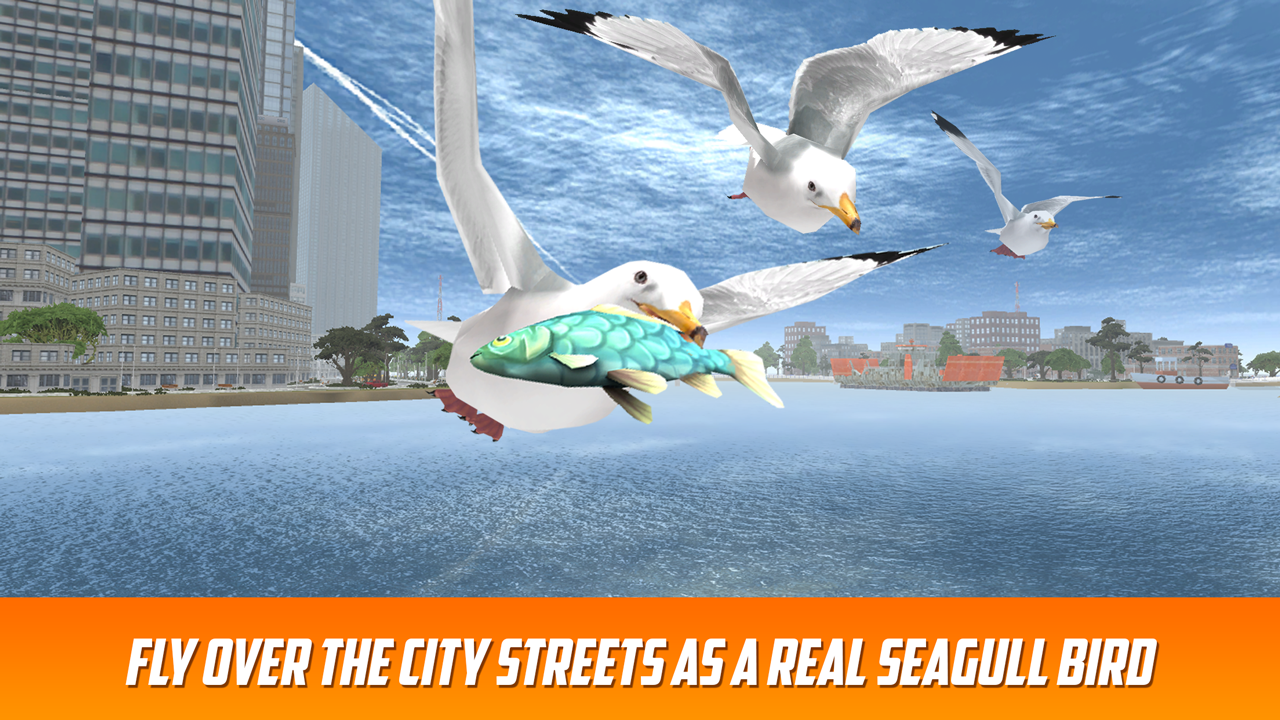 Aplicación Seagull Simulator 3D: Sea Animal Games | Fly Bird Wild Bird ...