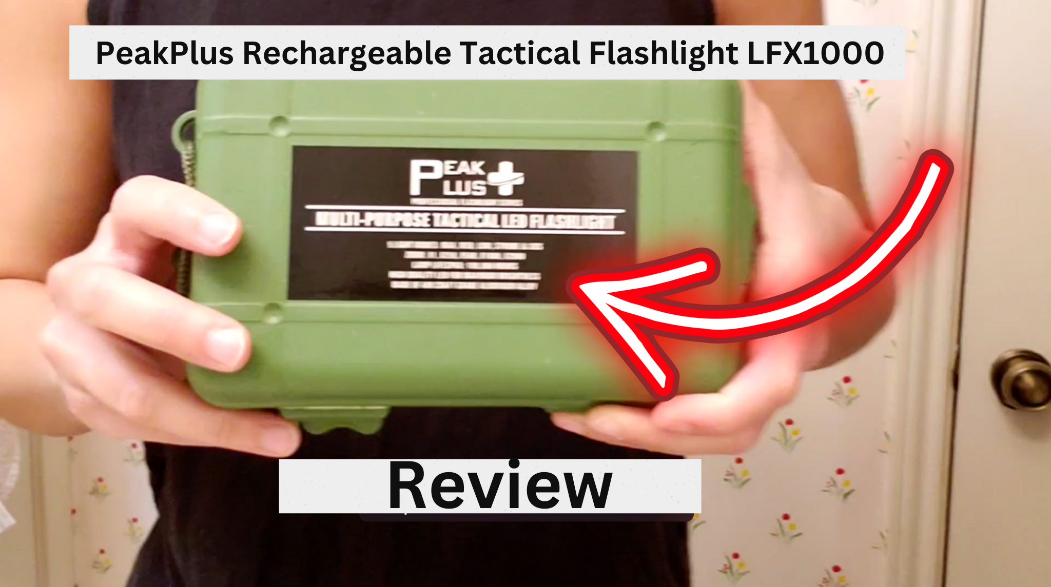 Watch My Honest Review On The PeakPlus Tactical Flashlight on Amazon Live