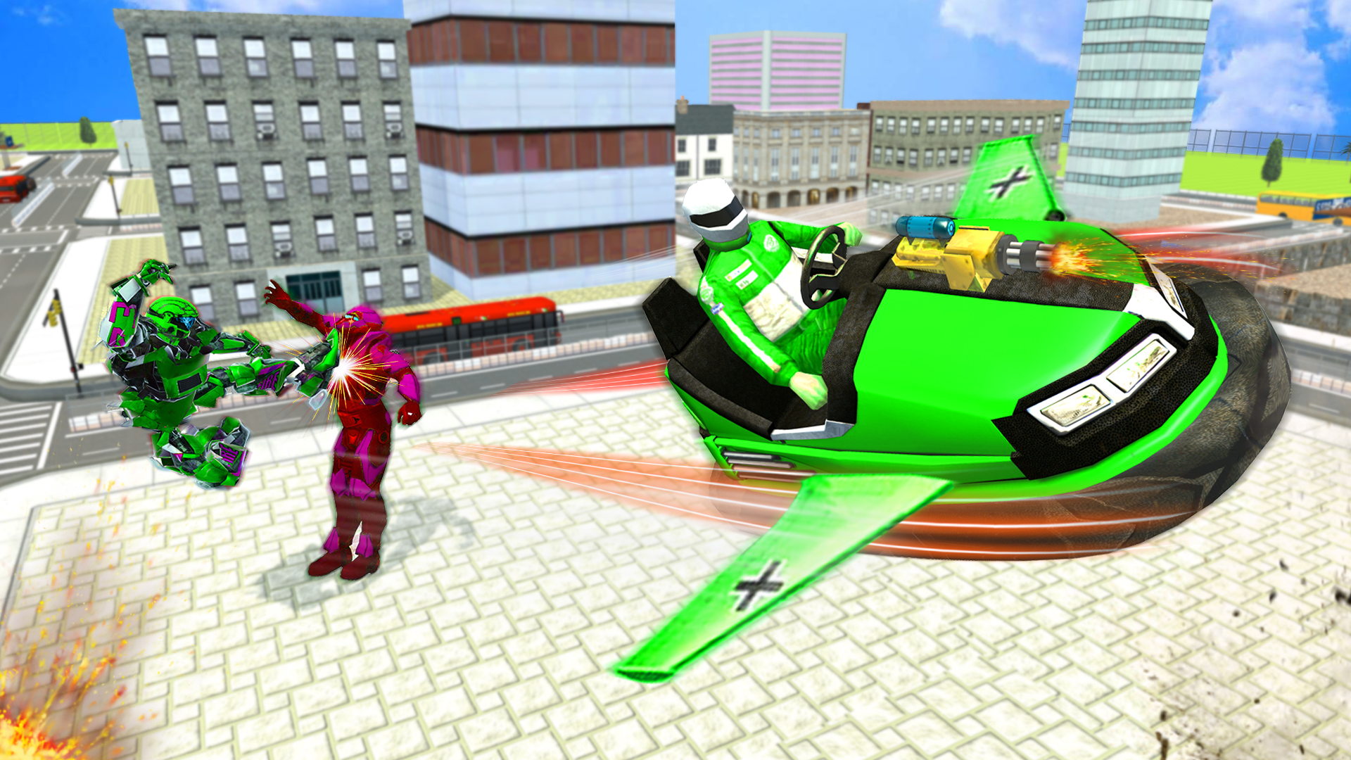 Bumper Car Robot Shooting Game - App on Amazon Appstore