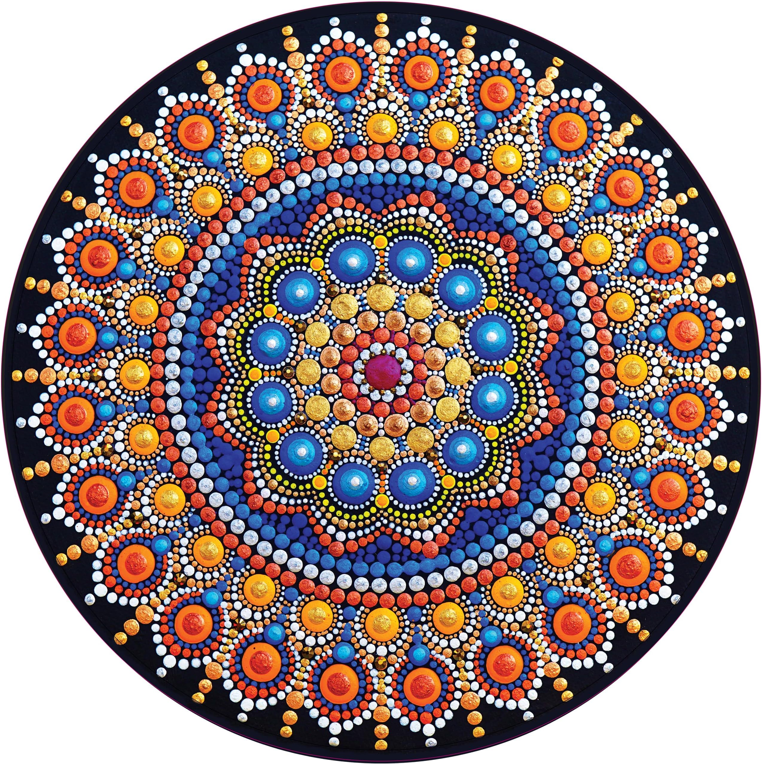Color Wheel 1000 Piece Round Jigsaw Puzzle : Amazon.com.au: Toys & Games