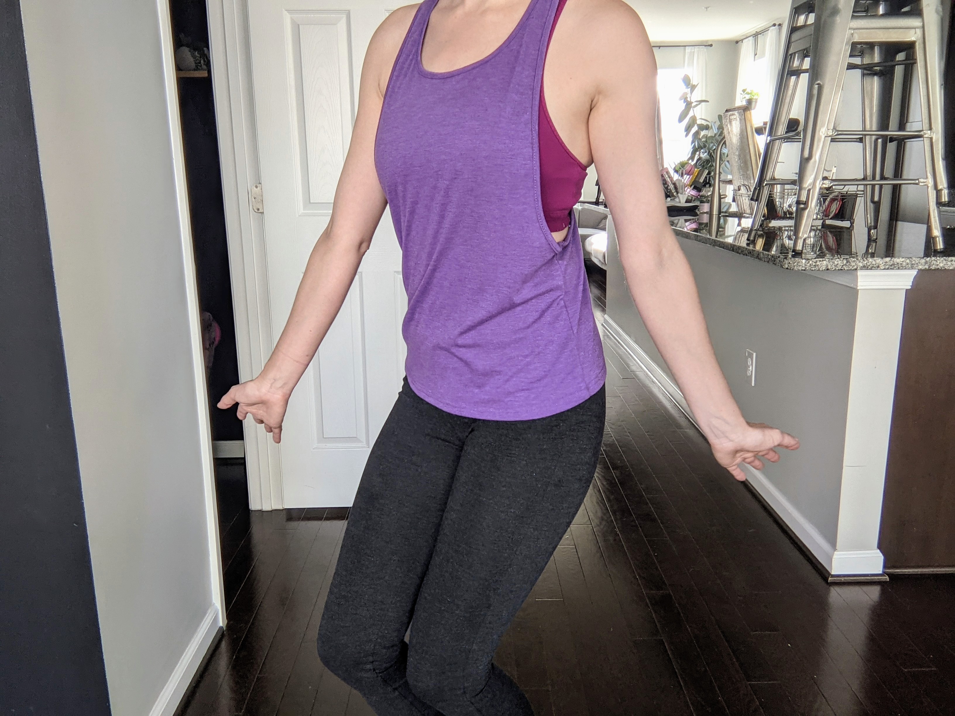 Watch Perfect cheap drop-armhole racerback tank on Amazon Live