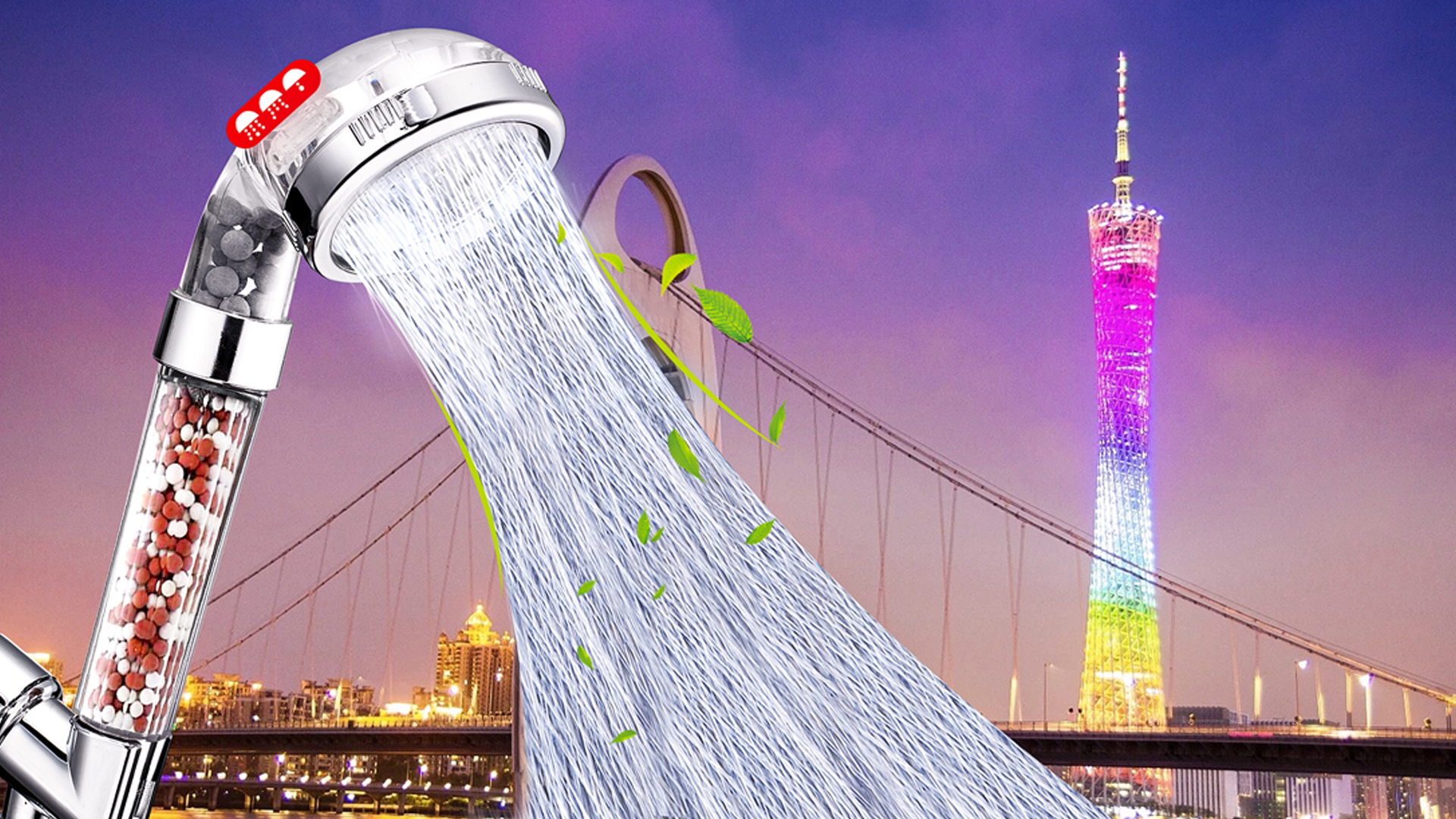 Snapklik.com : AmasSmile High Pressure Shower Head, Ionic Filter ...