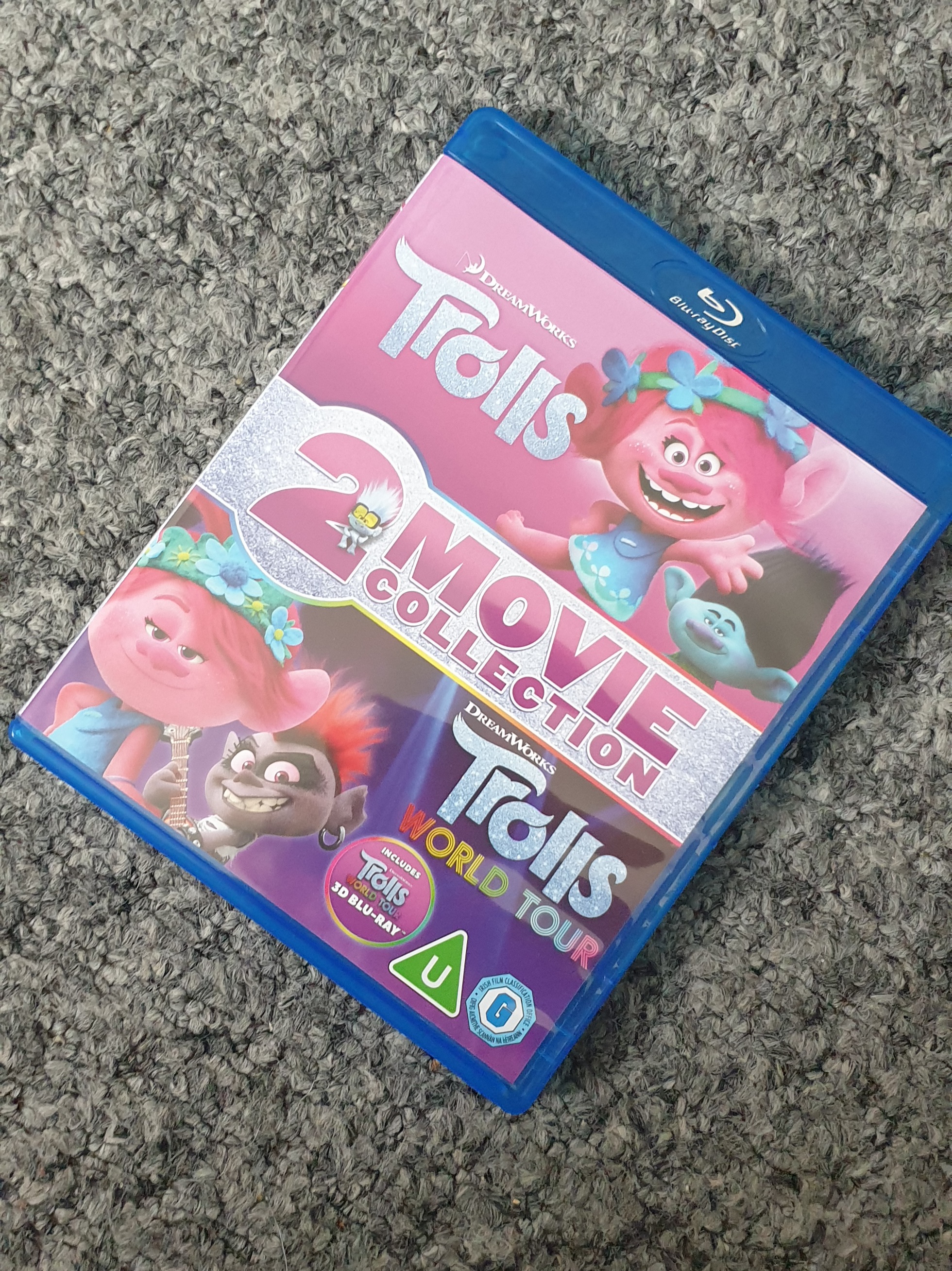 Trolls & Trolls World Tour Double Pack (2D +3D Blu-ray) [2020] [Region ...