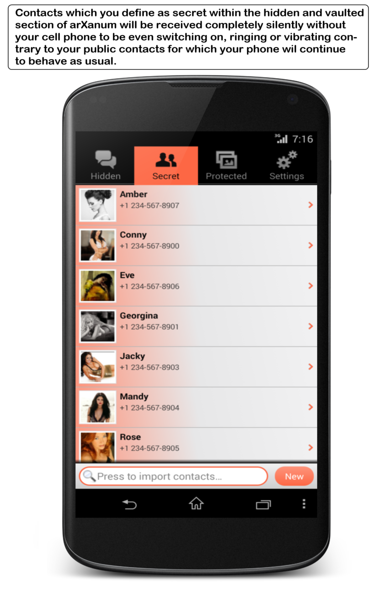 Public & Hidden SMS MMS Messaging Client - App on Amazon Appstore