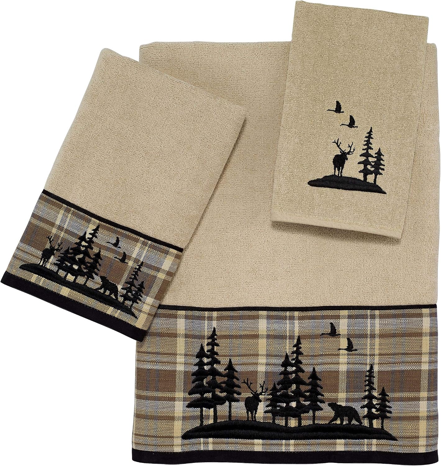 Amazon.com: Avanti Linens - 3-Piece Towel Set, Soft & Absorbent Cotton ...