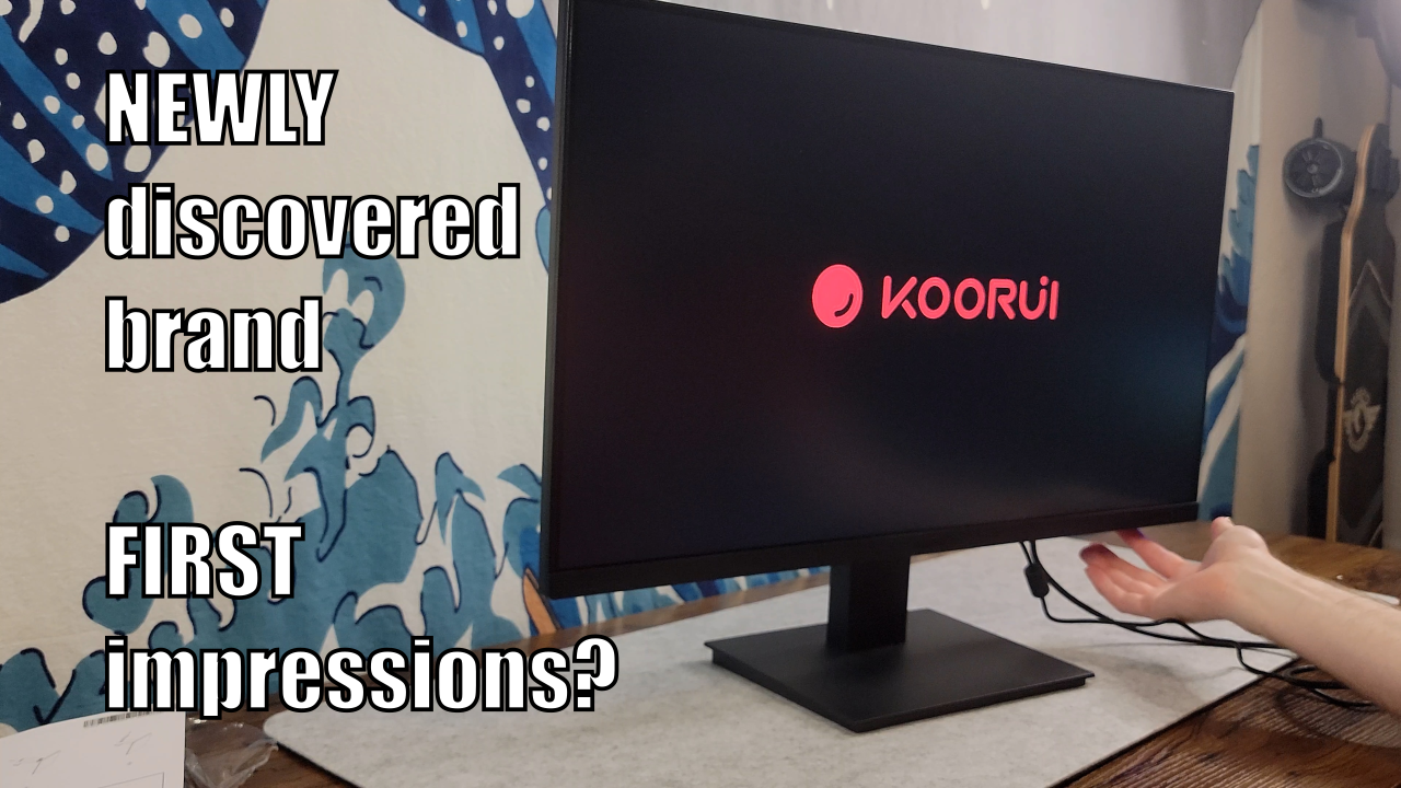 Watch KOORUI 27 Inch FHD Monitor | Unboxing and set up on Amazon Live