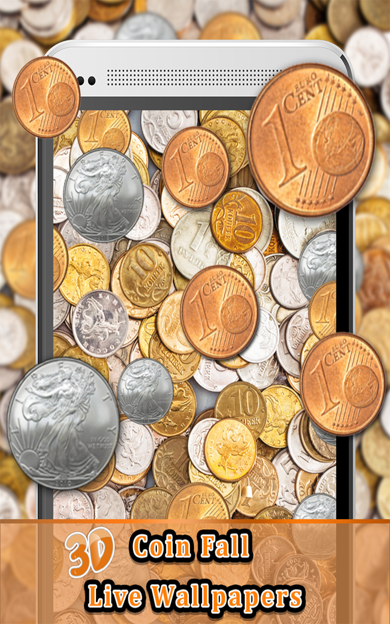 3D Coin Fall Live Wallpapers-Amazonアプリストアのアプリ