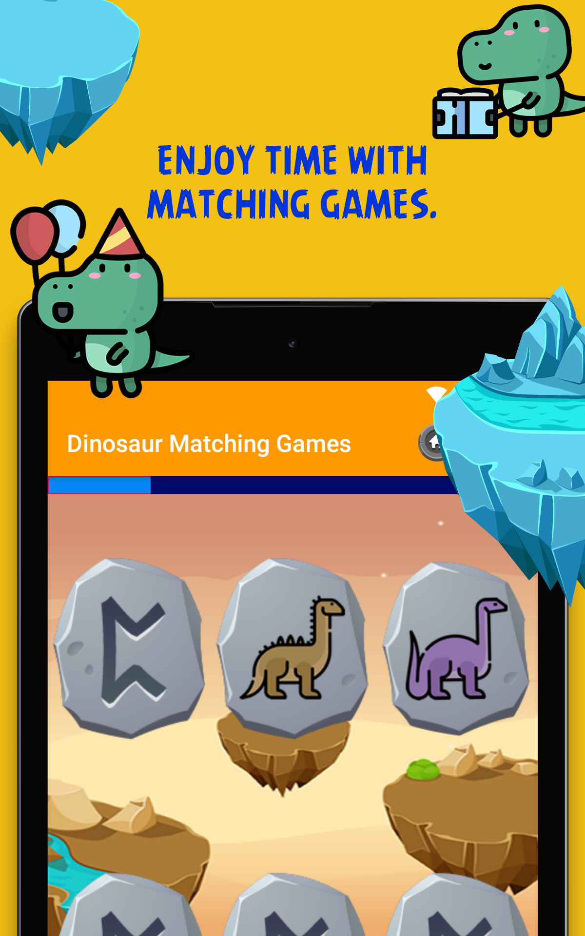 Dinosaur Matching Game - Picture Match Games - Memory Game - App on ...