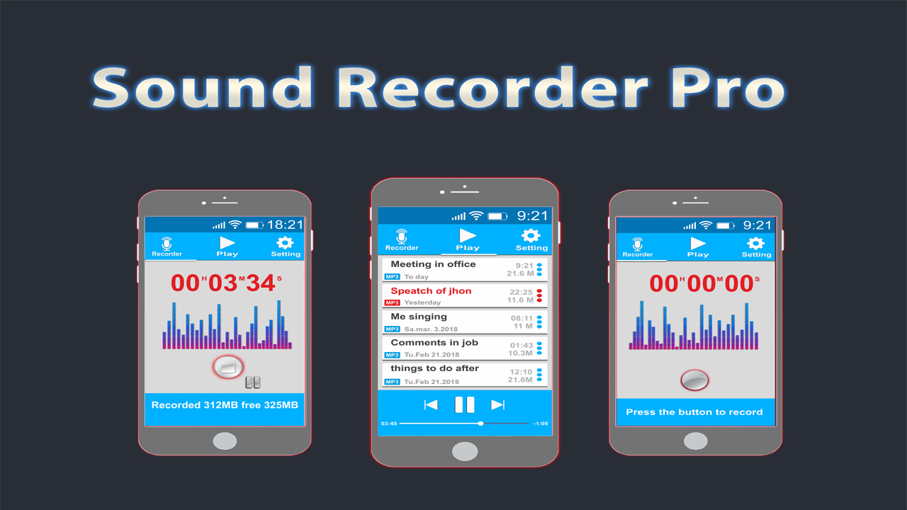 Sound Recorder pro:Amazon.com:Appstore for Android