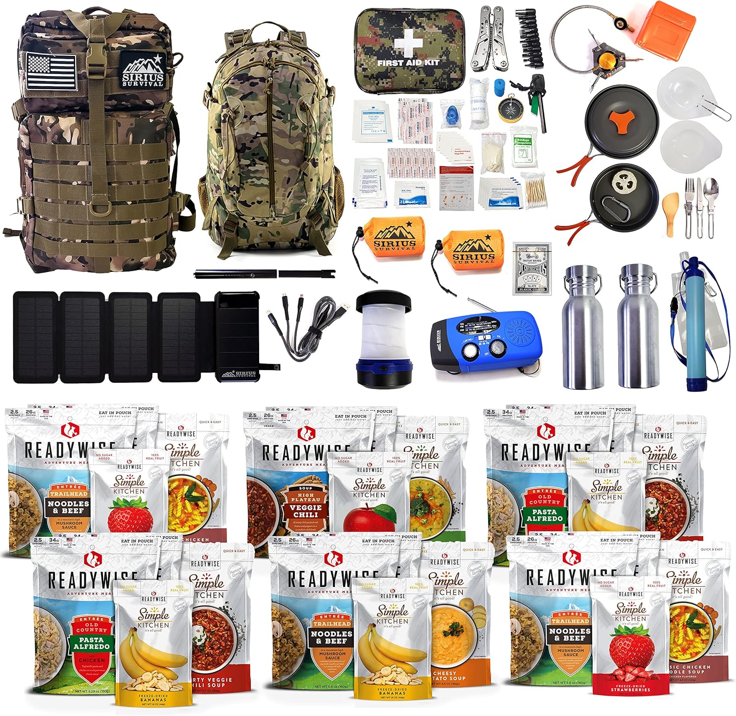 Family Comfort 72 – Kit de supervivencia de emergencia – 72 horas para ...