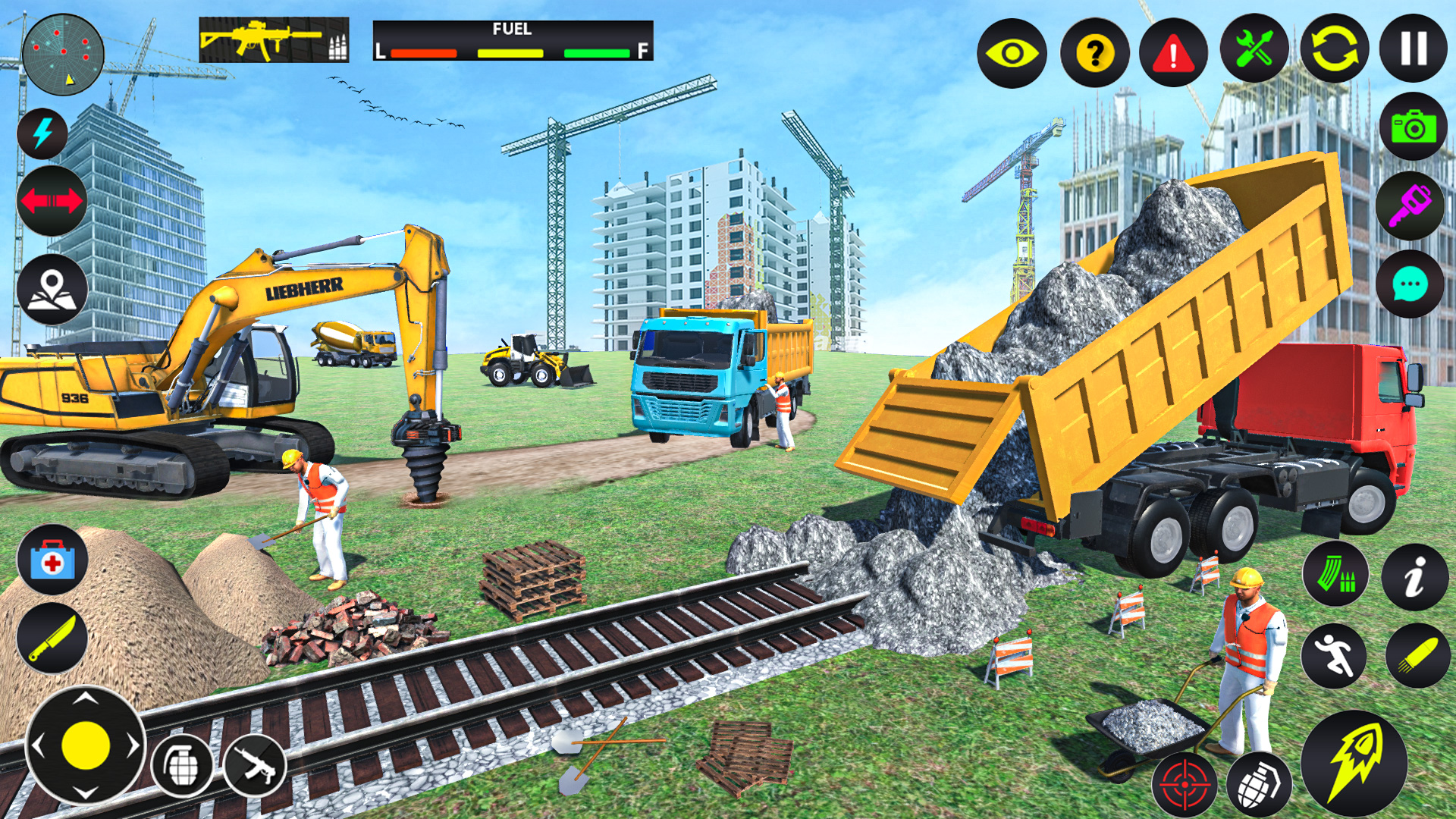 Crane Excavator Games City Building Construction Excavator Simulator ...