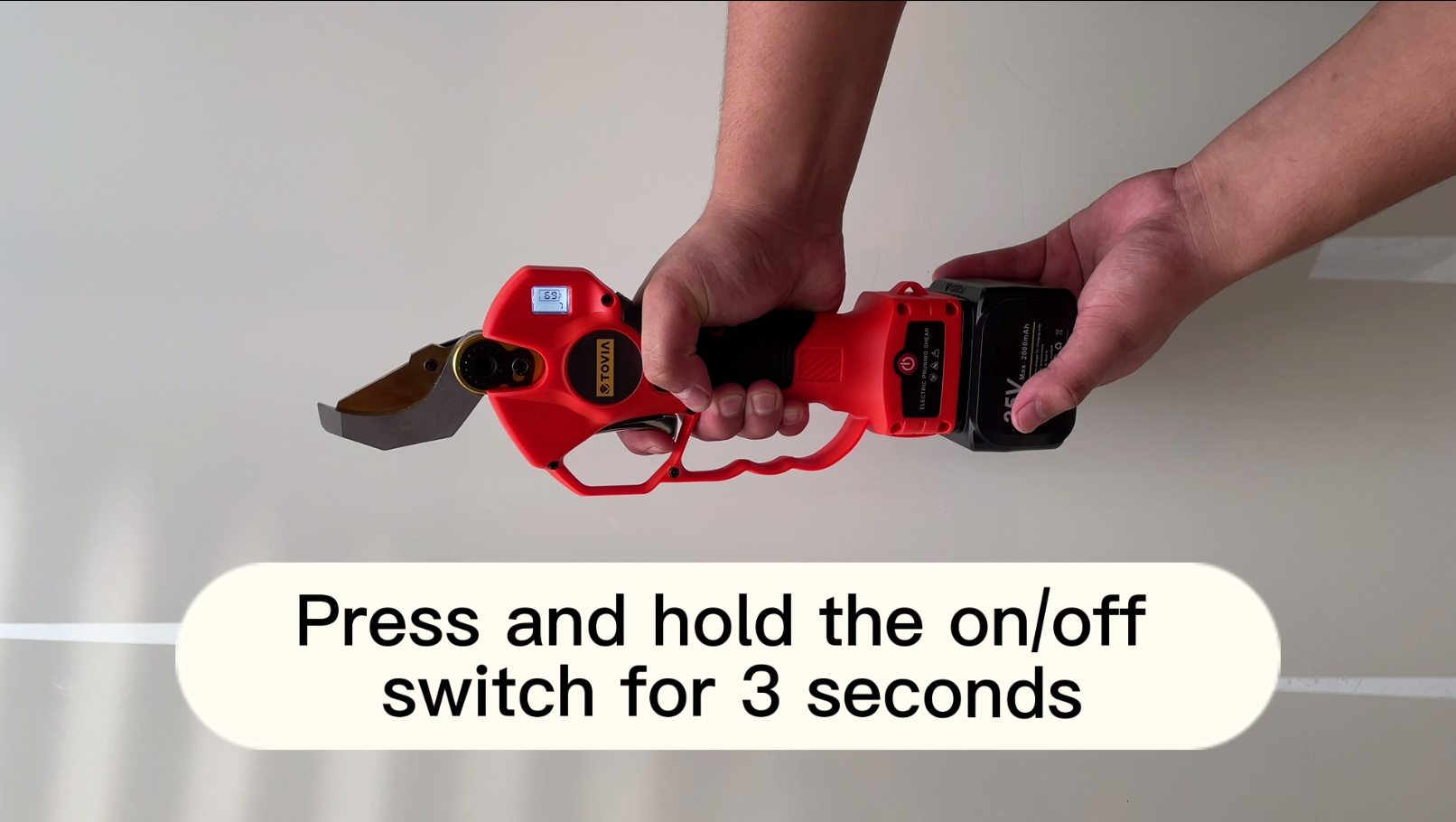 Watch Three Helpful Functions of T TOVIA Electric Pruning Shears on ...