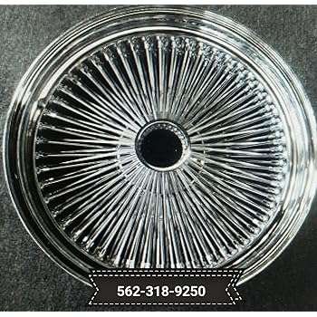 Amazon.com: 13x7 100 rev spoke chrome wire wheels: Automotive