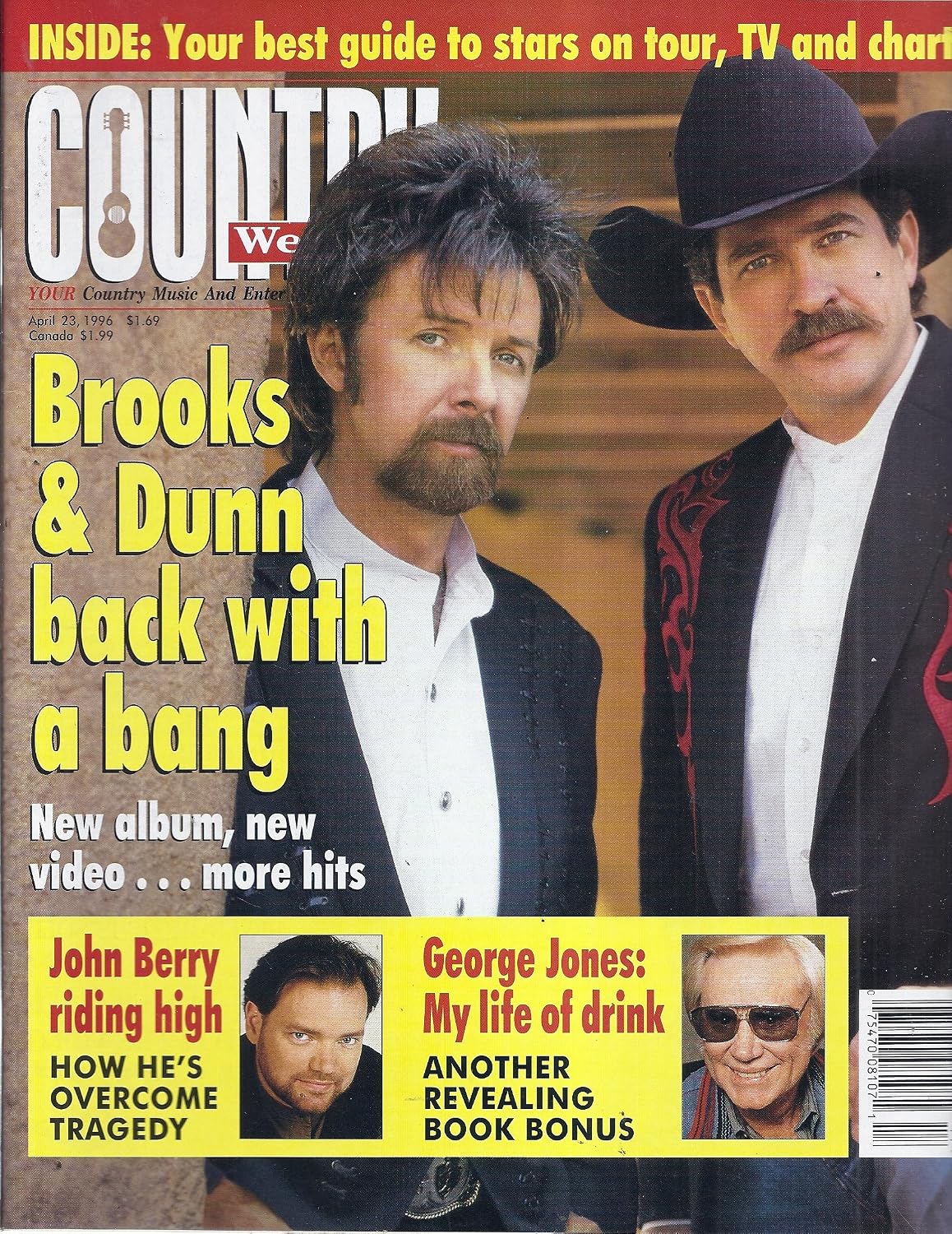 Country Weekly Magazine (April 23, 1996 - Cover: Brooks & Dunn): V ...
