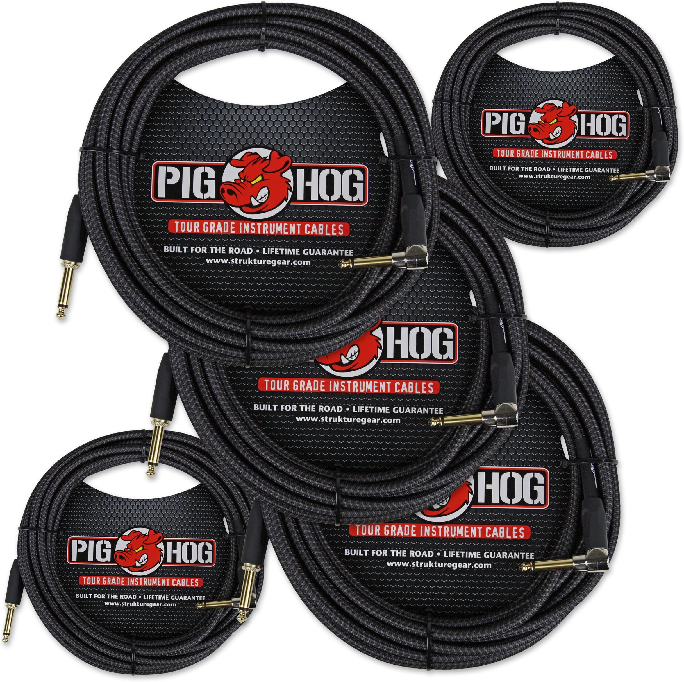 Amazon.com: Pig Hog - PH10R - 1/4" - 1/4" Right Angle 8mm Instrument ...