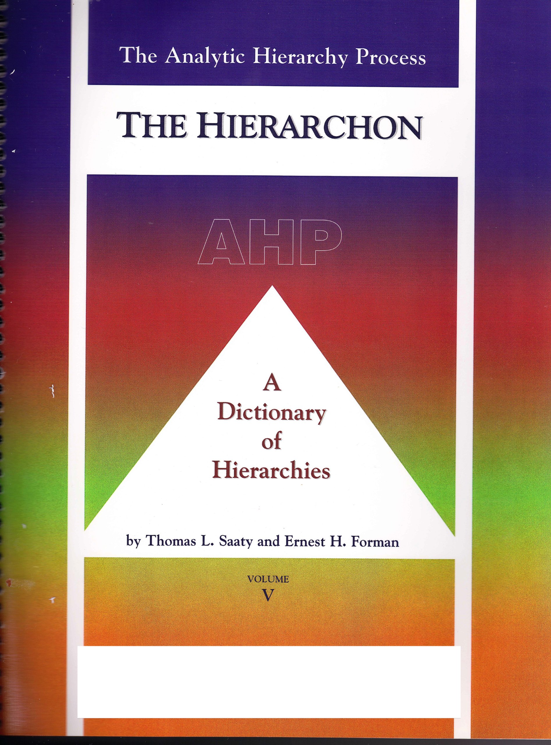 Amazon.com: The Hierarchon: A Dictionary of Hierarchies (Analytic ...