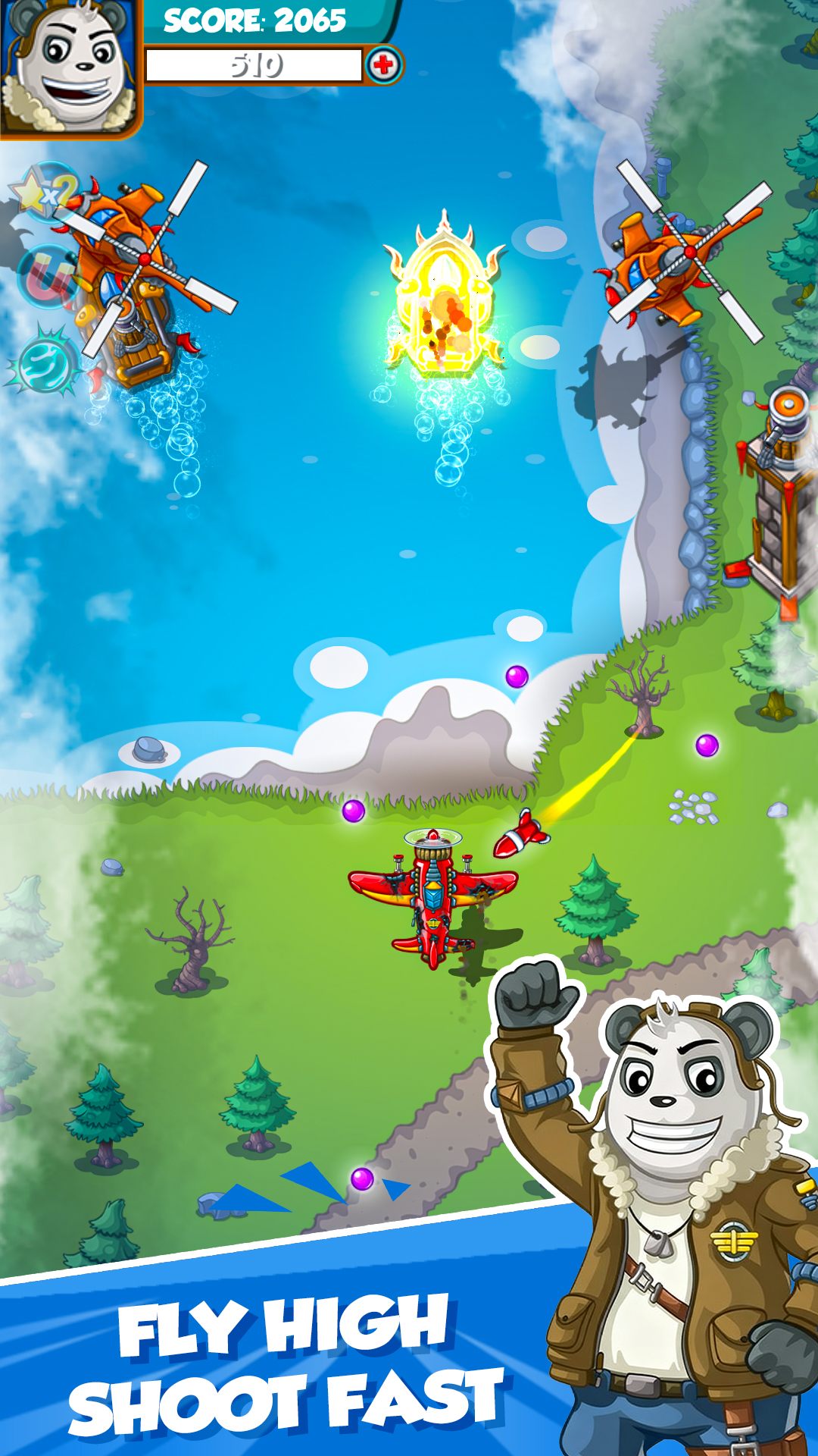 Airplane Space Shooter: Arcade Jet Fighter Galaxy Attack - Retro Bullet ...