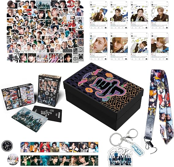 Amazon.com: Apzeda Stray kids 5-star Gift Box - Kpop Merchandise ...